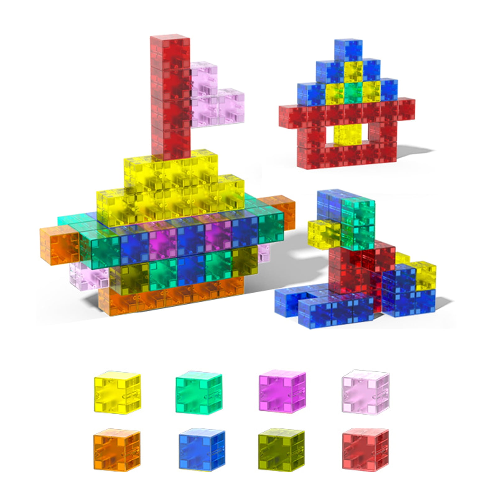 BAELLERT 32/64/96Pcs/Set Magnetic Cube Building Block Preschool ...