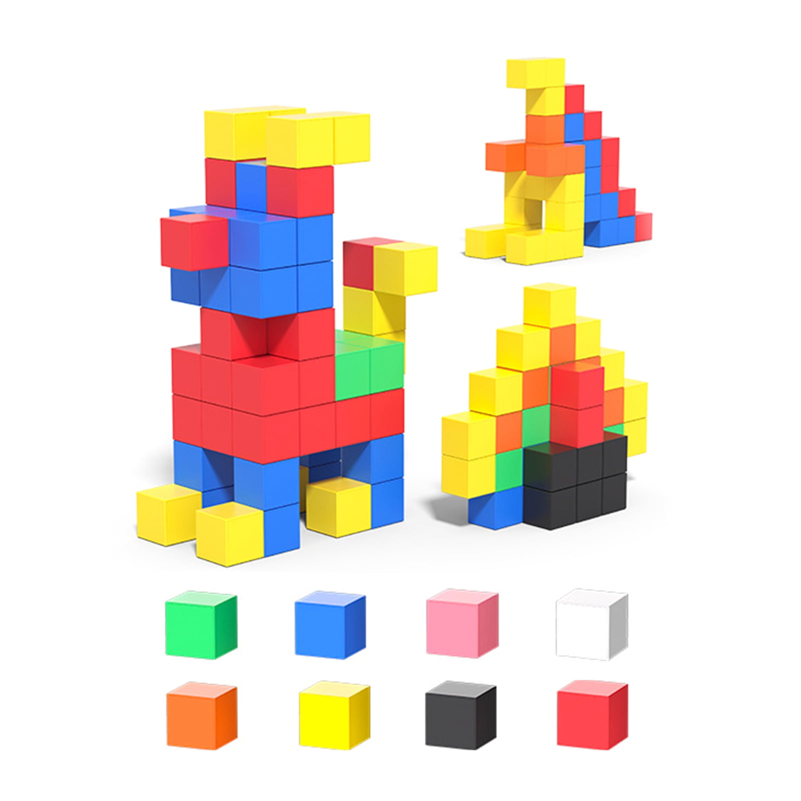 BAELLERT 32/64/96Pcs/Set Magnetic Cube Building Block Preschool ...