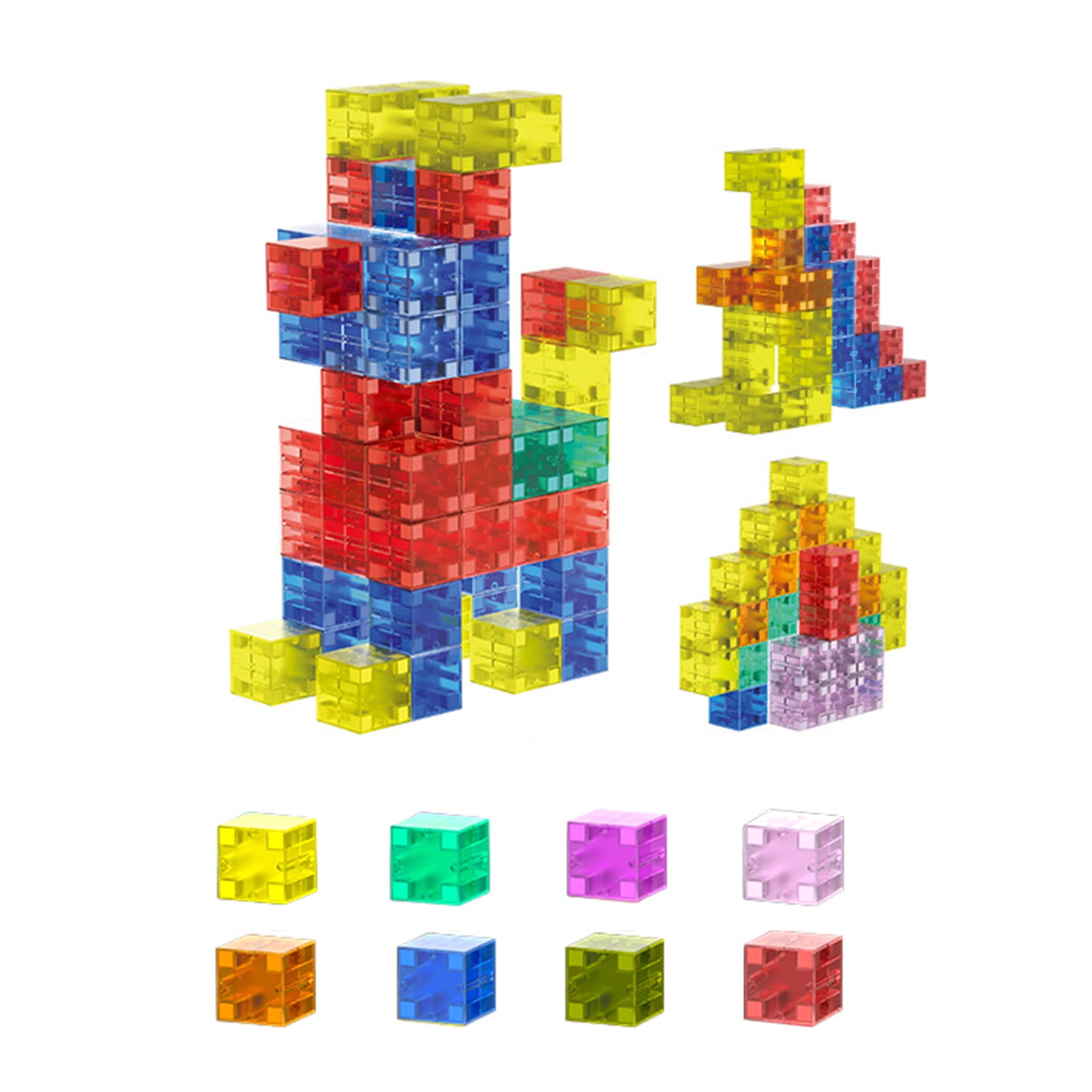 BAELLERT 32/64/96Pcs/Set Magnetic Cube Building Block Preschool ...
