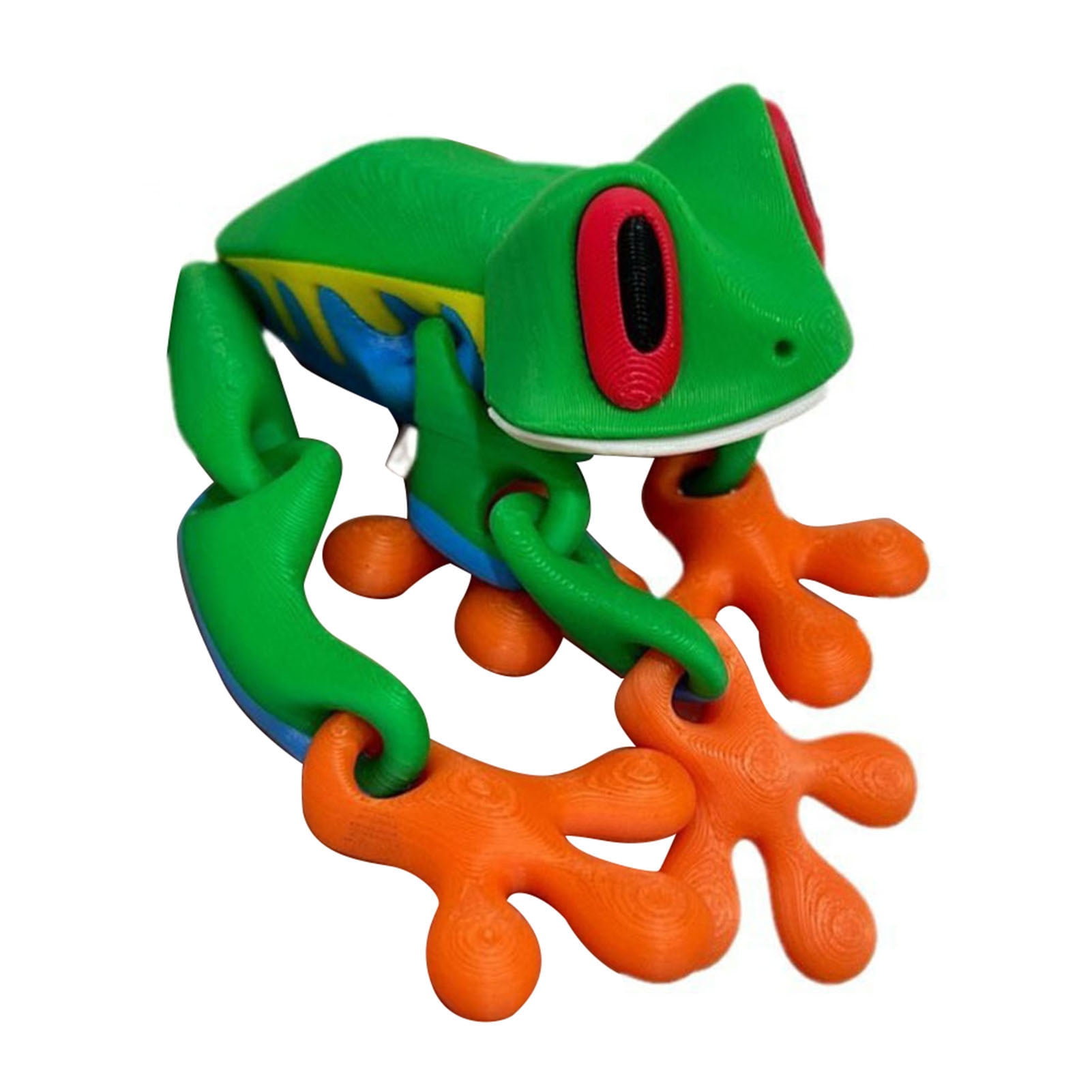 BAELLERT 3D Printed Frog Toy Movable Joints Magnetic Frog Figurine ...