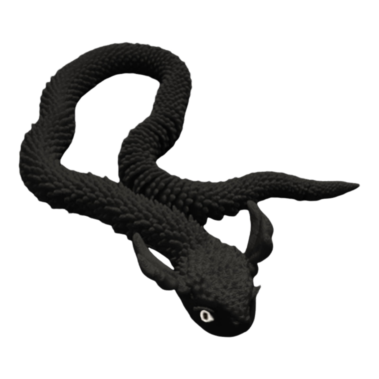 BAELLERT 3D Printed Snake Figurine Movable Joints Snake Figure Stress ...