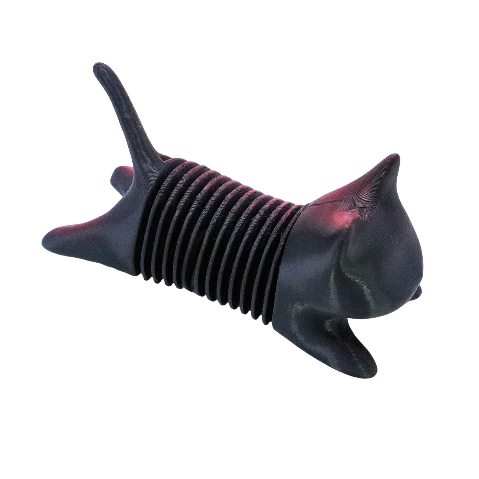 BAELLERT 3D Printed Spring Cat Figurine Lying Kitten Statue Sculpture ...