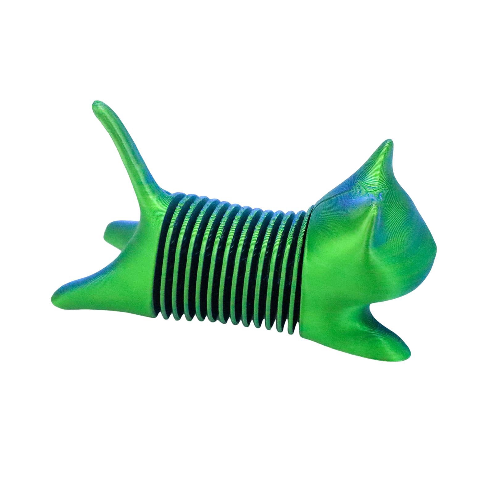 BAELLERT 3D Printed Spring Cat Figurine Lying Kitten Statue Sculpture ...