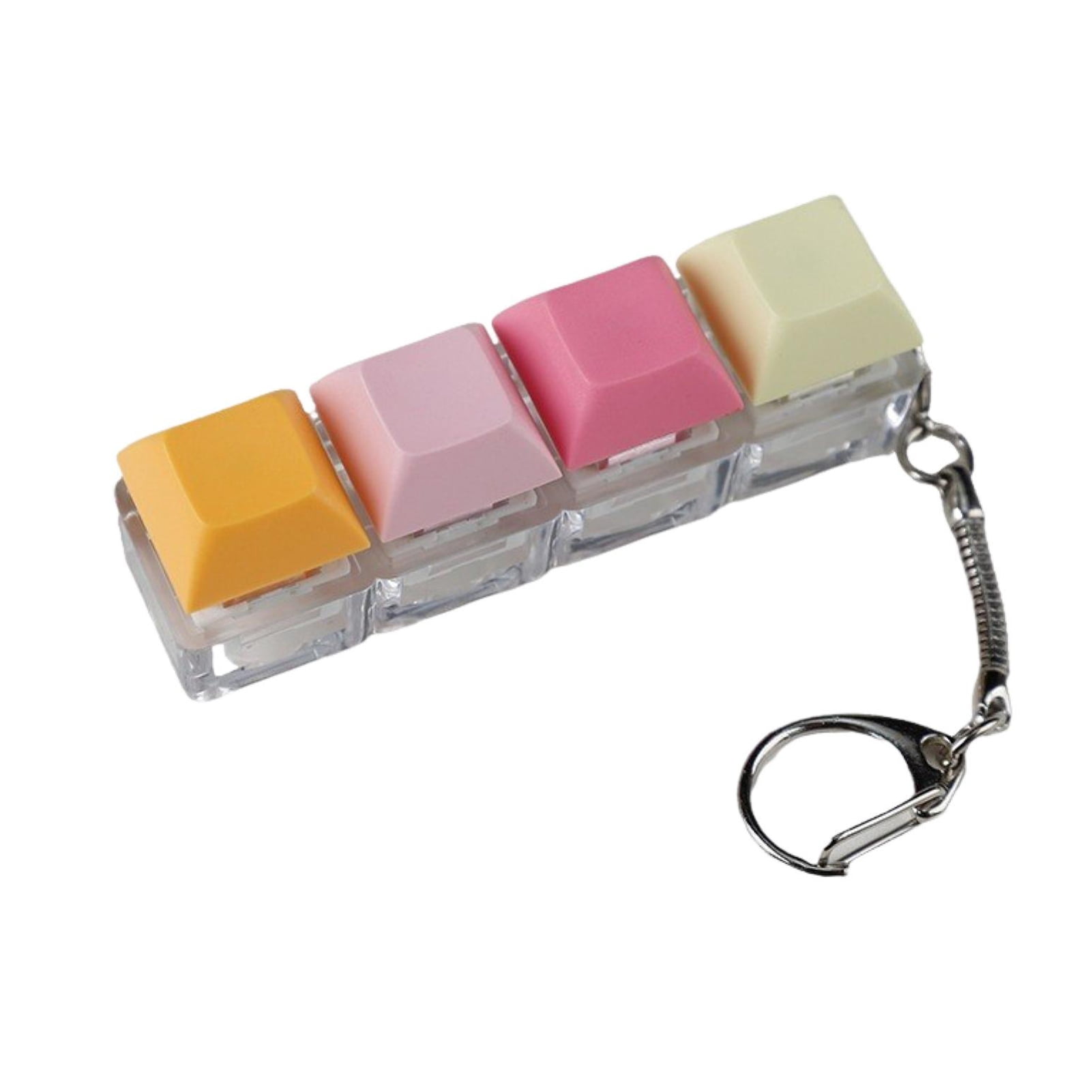 BAELLERT 4-Buttons Keyboard Fidget Toy Portable Anxiety Stress Relief ...