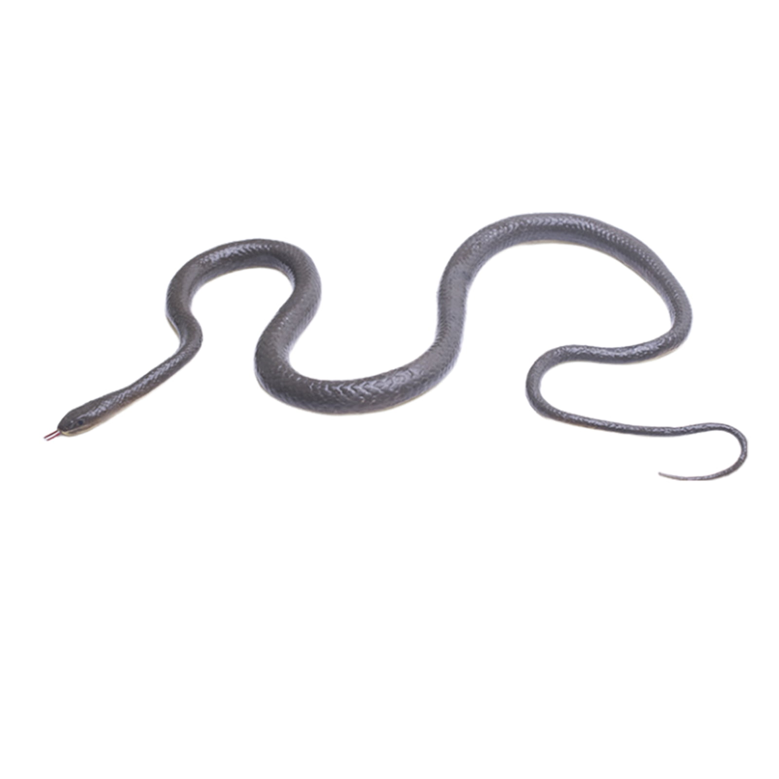 BAELLERT 40" S-shaped Snake Prank Toy Realistic Rubber Snake Model ...