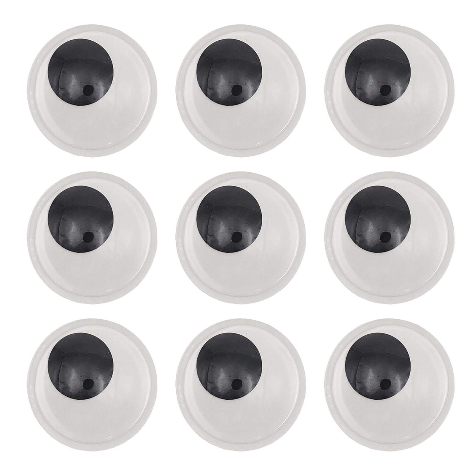 BAELLERT 9Pcs 4-18CM Googly Wiggle Eyes Self Adhesive Multi Sizes ...