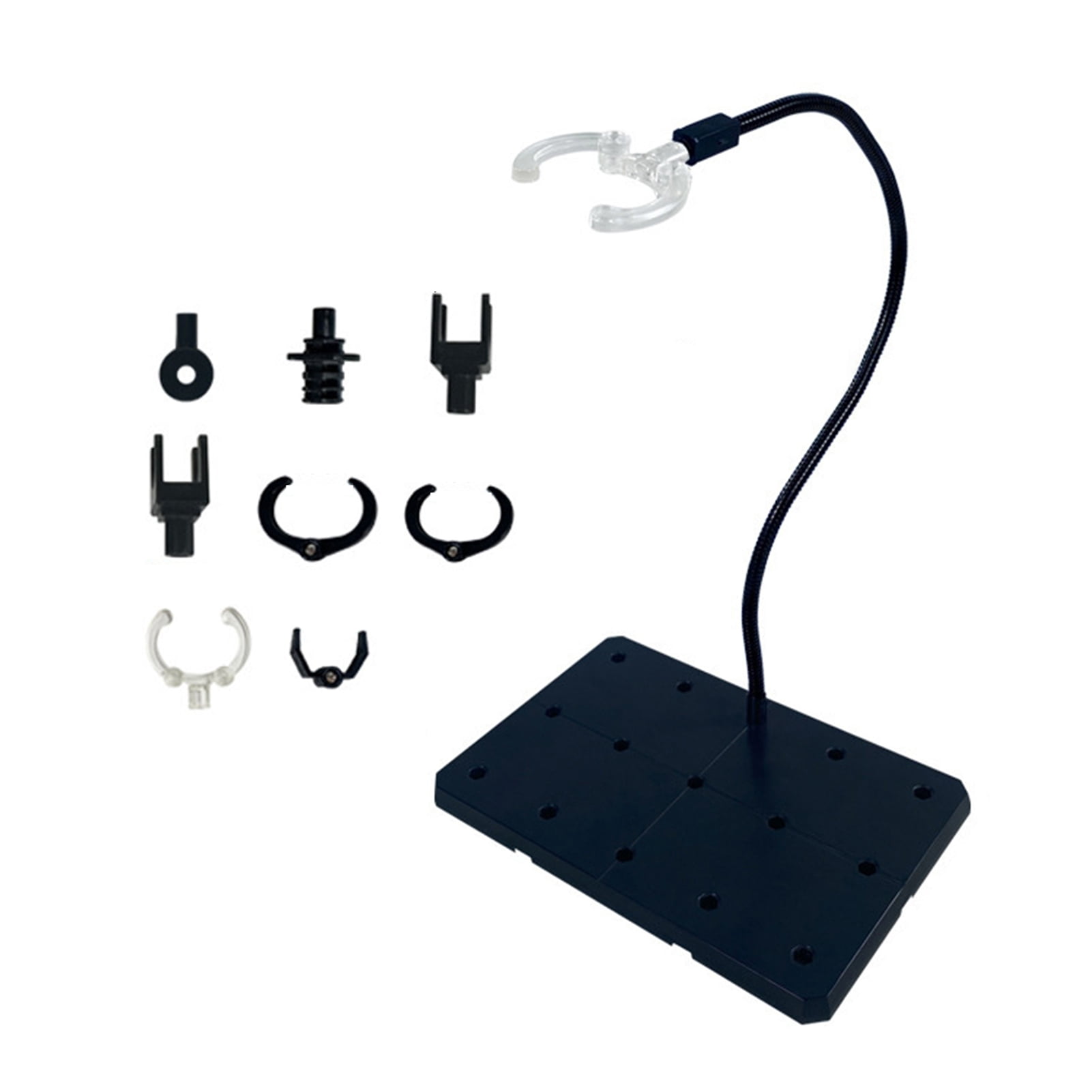 BAELLERT Action Figure Stand with 8 Connectors Square/Hexagonal Base ...