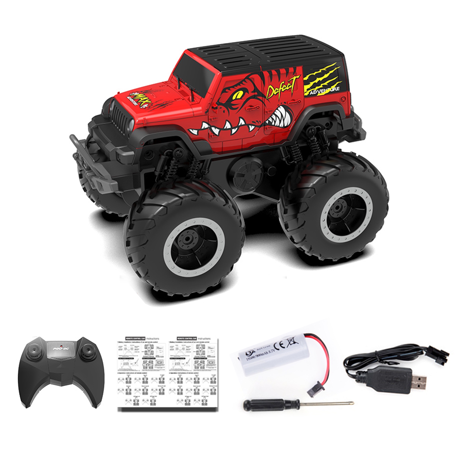 BAELLERT Amphibious 2.4GHz Remote Control Car 4 Wheels Rechargeable ...
