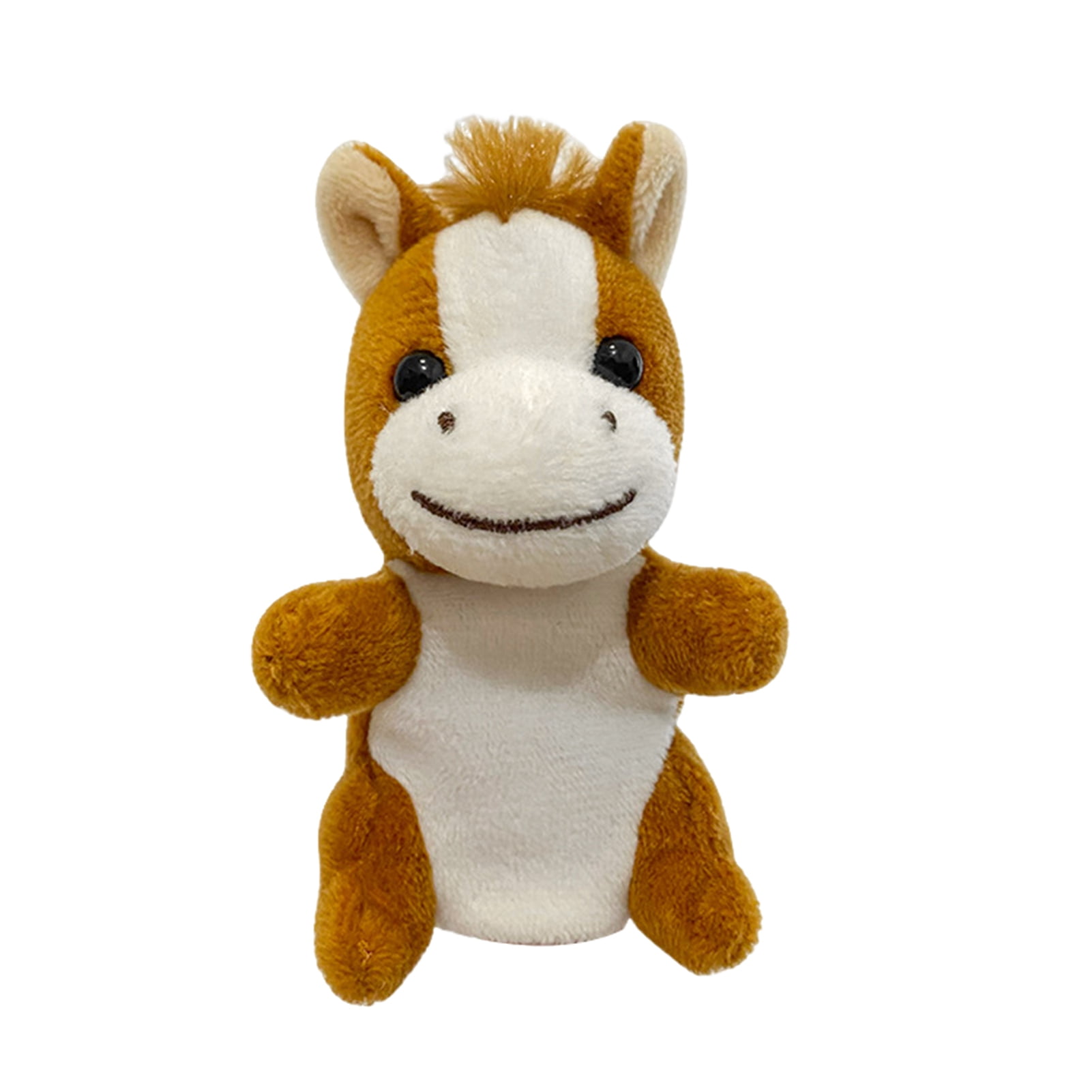 BAELLERT Animal Hand Puppet Early Educational Toy Plush Finger Puppets ...