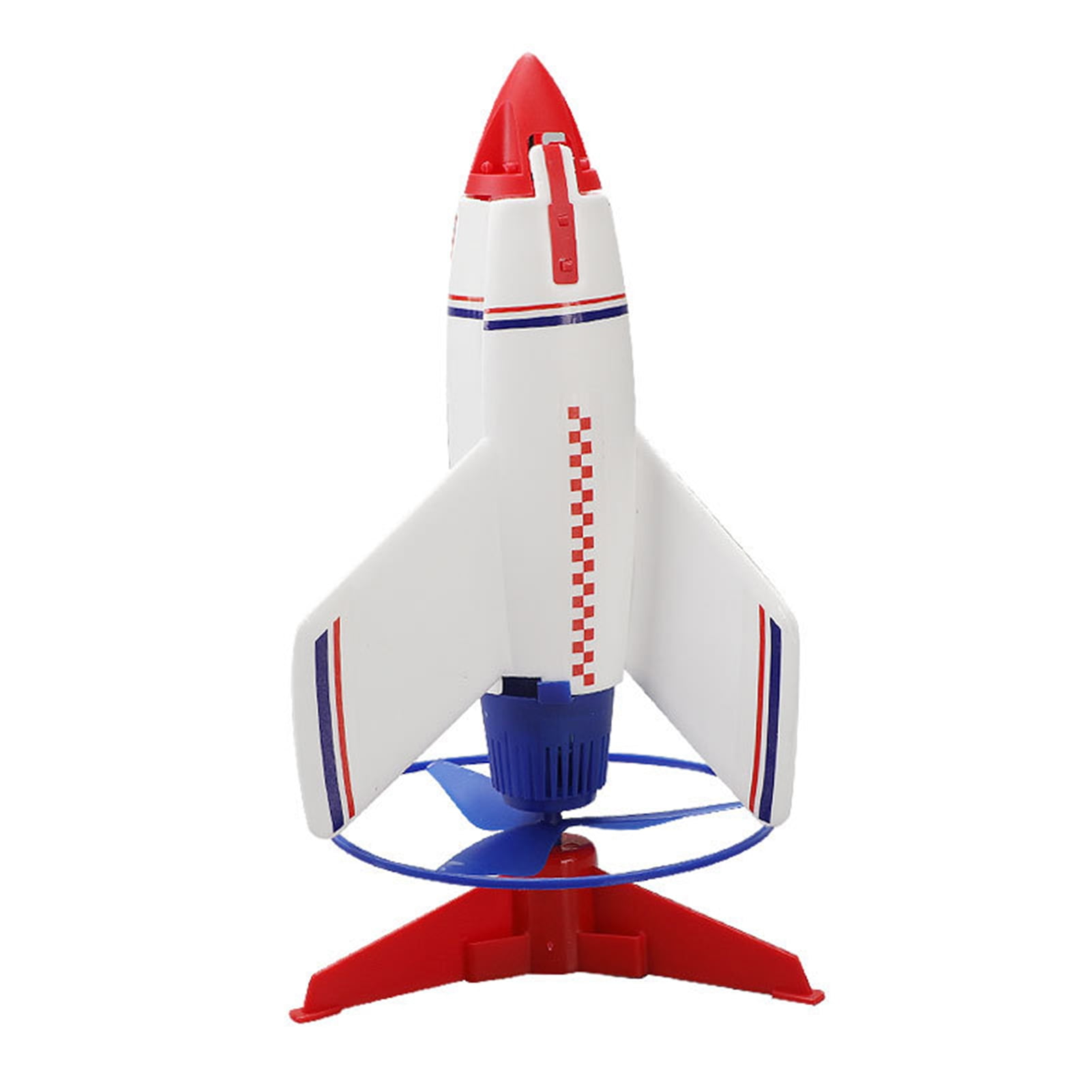BAELLERT Auto Landing Kids Rocket Toy with Base Helicopter-like ...