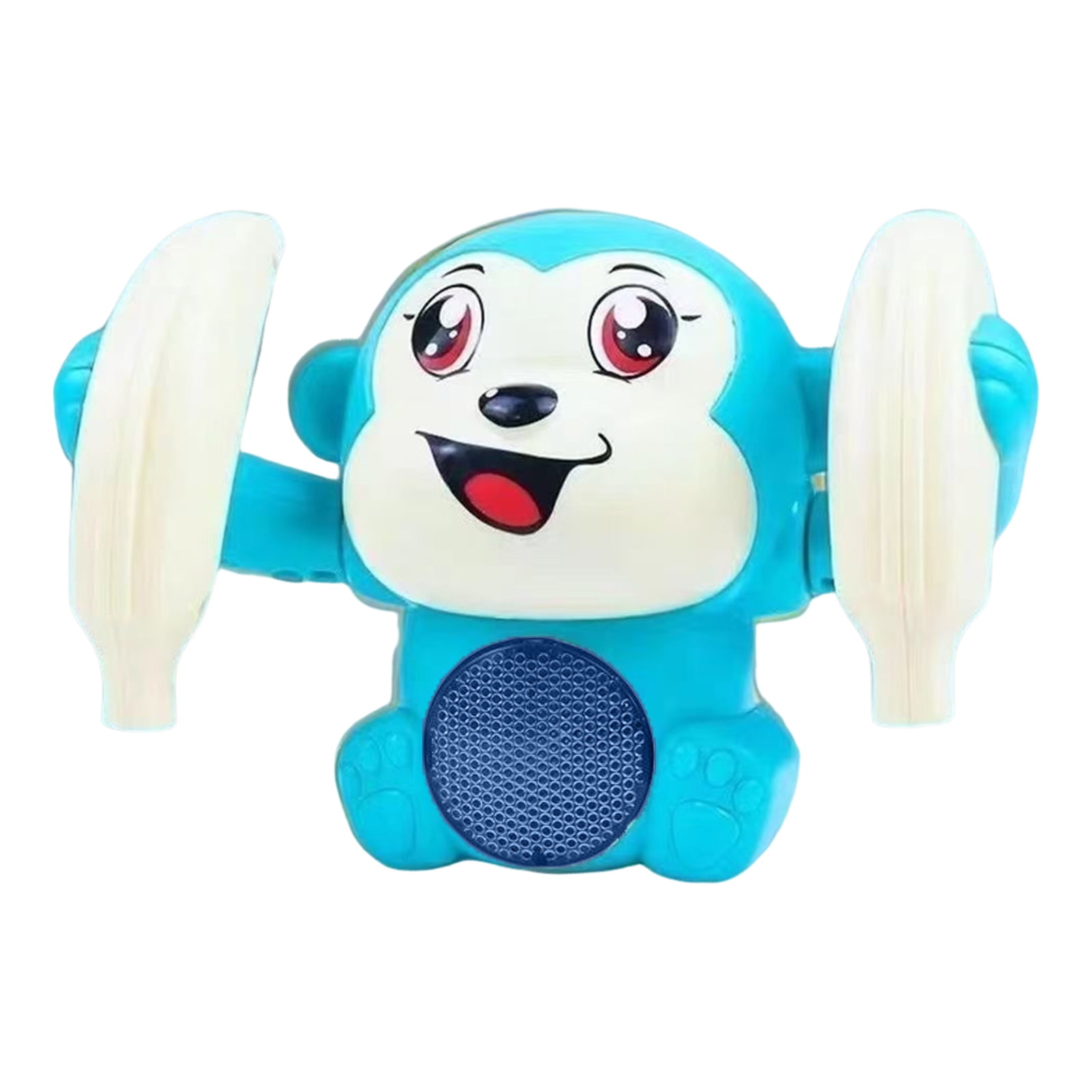 BAELLERT Baby Toys Monkey Crawling Toy Educational Electric Roll And Glow Monkey Toy with Light ...