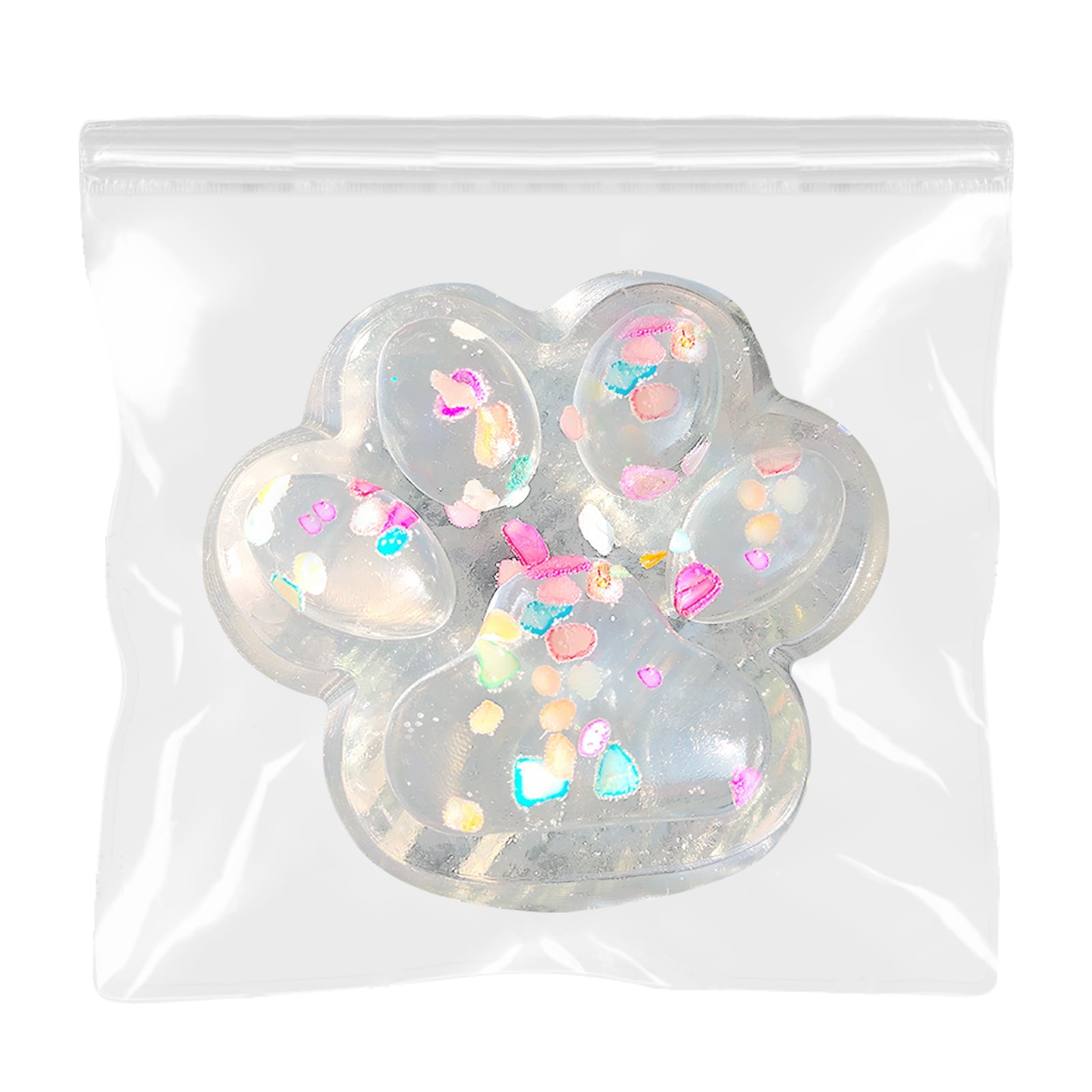 BAELLERT Cat Paw Squeeze Toy for Stress Relief Super Soft Texture Jelly ...