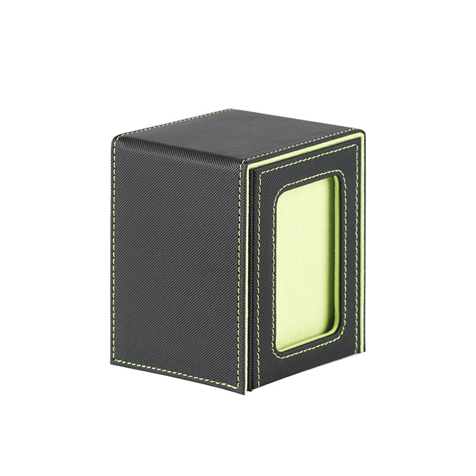 BAELLERT Clear Window Card Deck Case Multifunction Faux Leather TCG ...