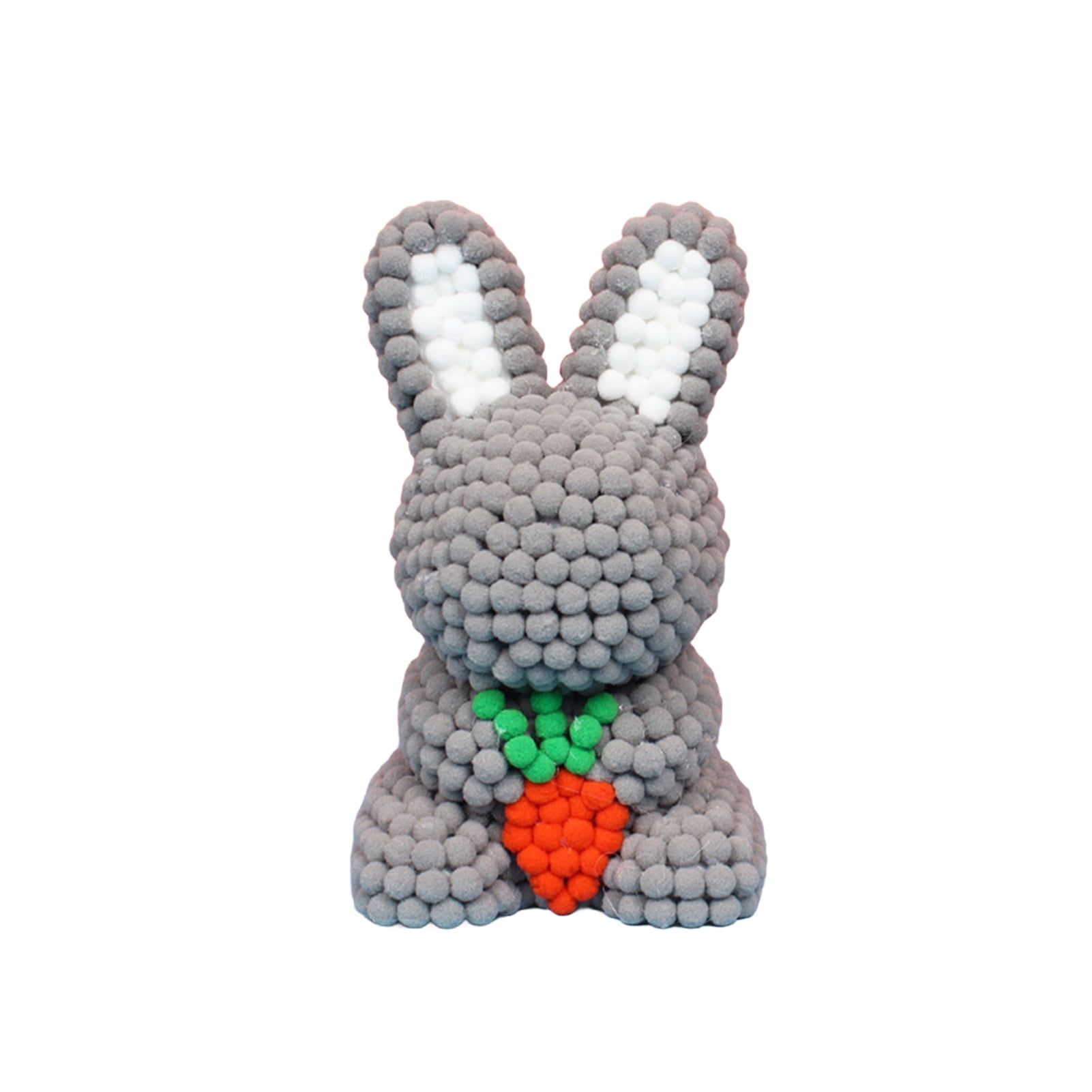 BAELLERT DIY Material Kit Soft Push Ball Cartoon Bunny Shape Craft ...