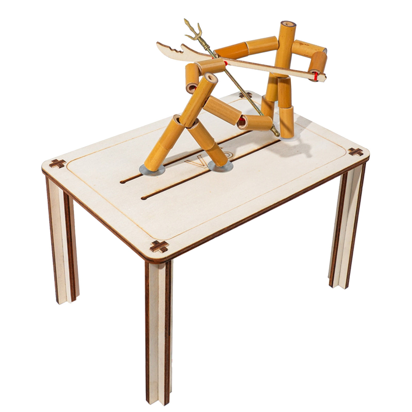 BAELLERT Desktop Puppet Set Quiet Fidget Toy Man Battle Puppet Kit ...