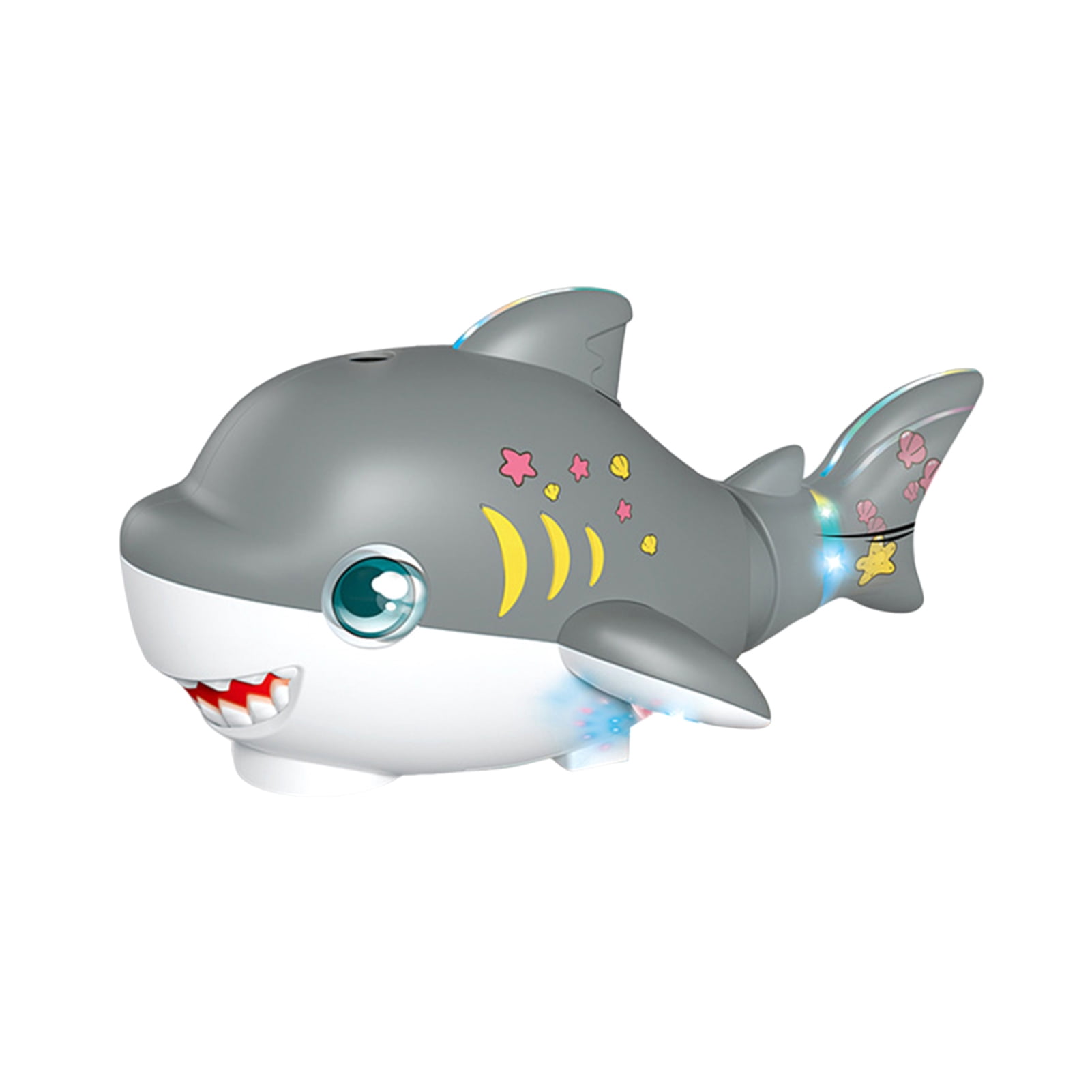 BAELLERT Electric Blowing Ball Shark Toy with Music Light Swing Tail ...