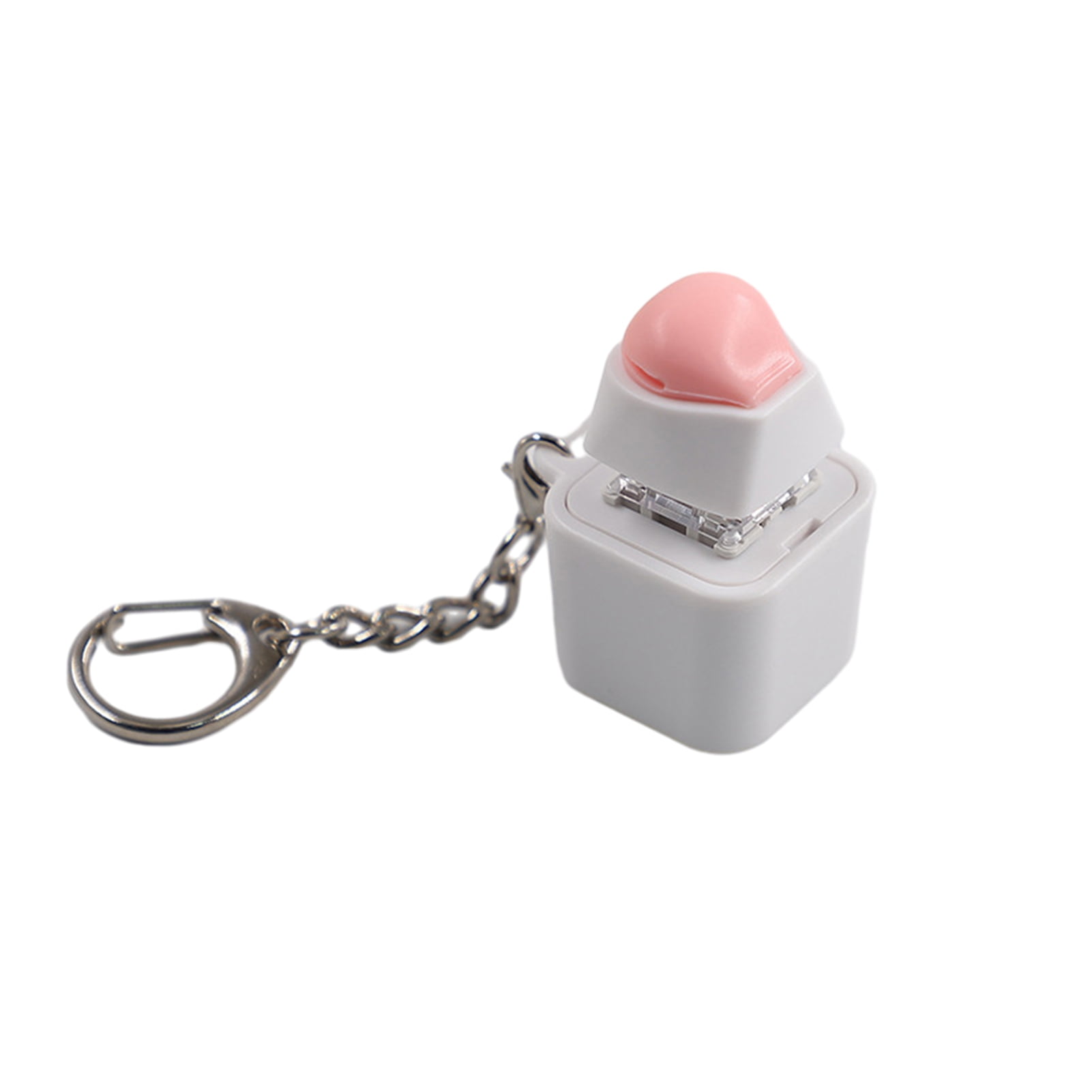 BAELLERT Electric Wooden Fish Keycap Toy with Hanging Buckle RGB Light ...