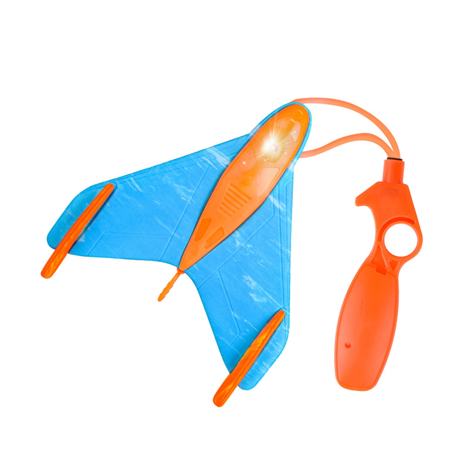 BAELLERT Foam Airplane Toy with Colorful Lights Whistling Spinner ...