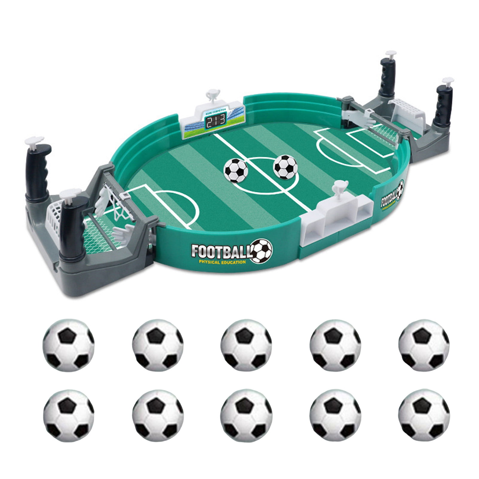 BAELLERT Football Table Interactive Game Mini Soccer Pinball Set with ...