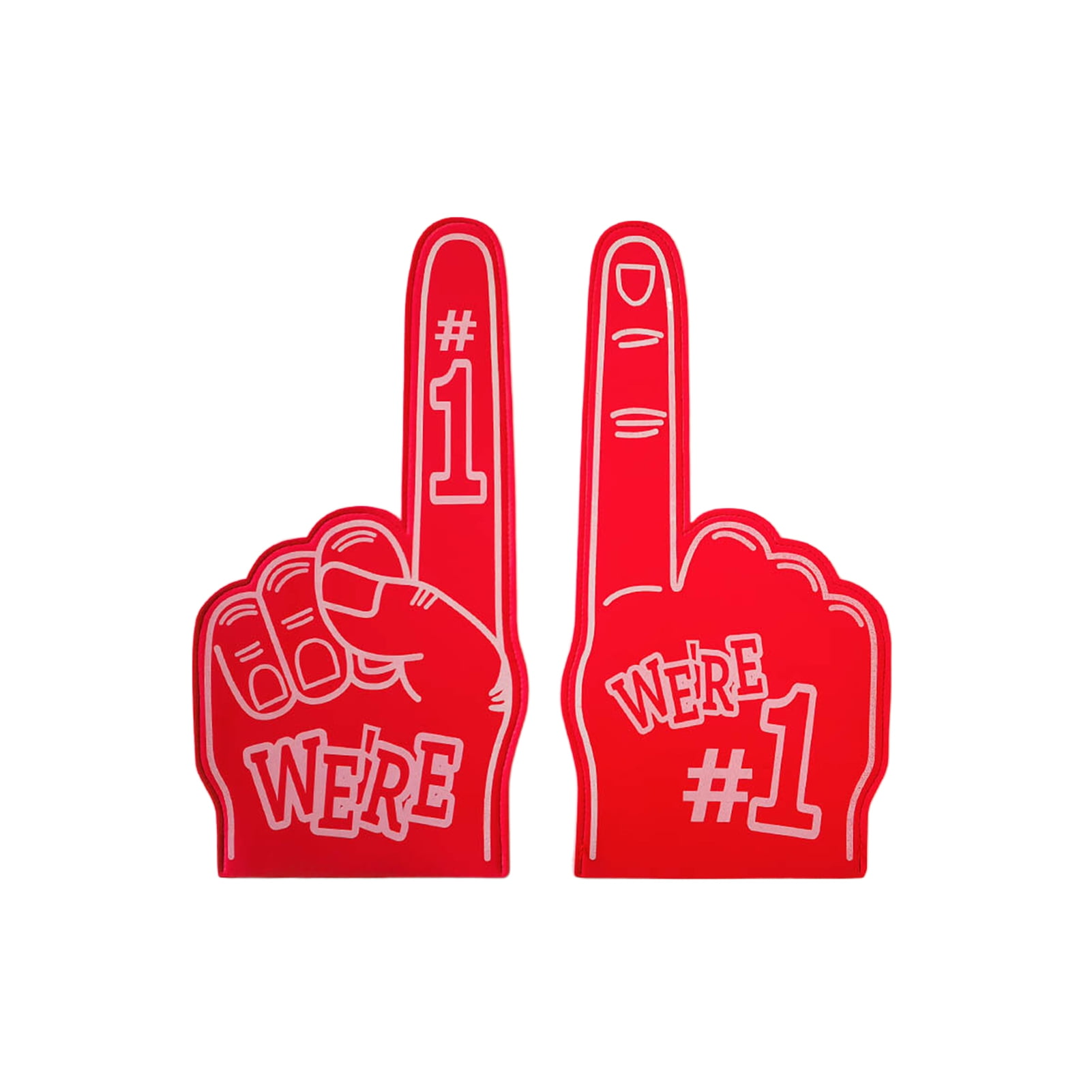 BAELLERT Giant Foam Finger We're Number 1 EVA Foam Hand Sports Events ...
