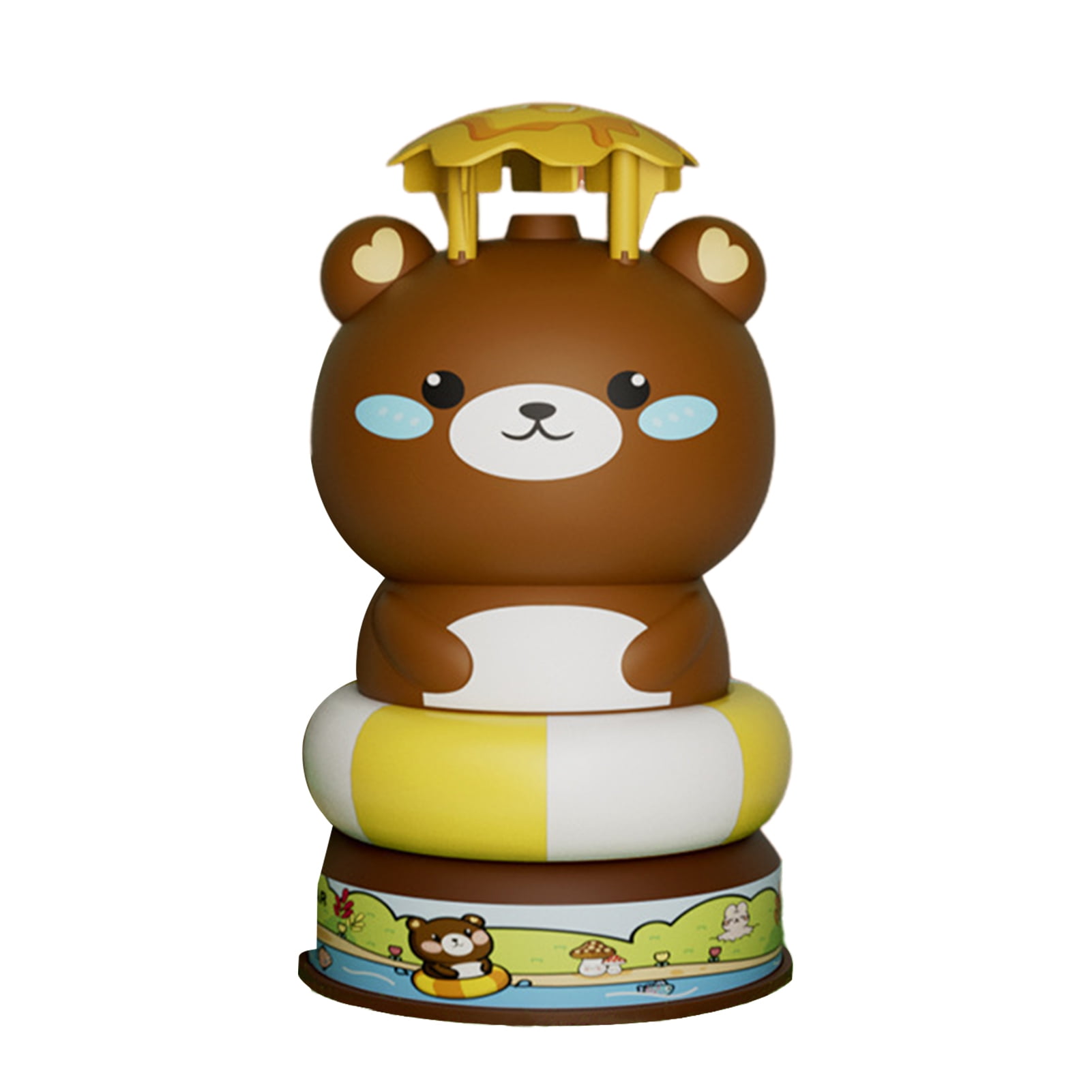 BAELLERT Kids Animal Rocket Sprinkler Toy 360 Degrees Rotation Summer ...