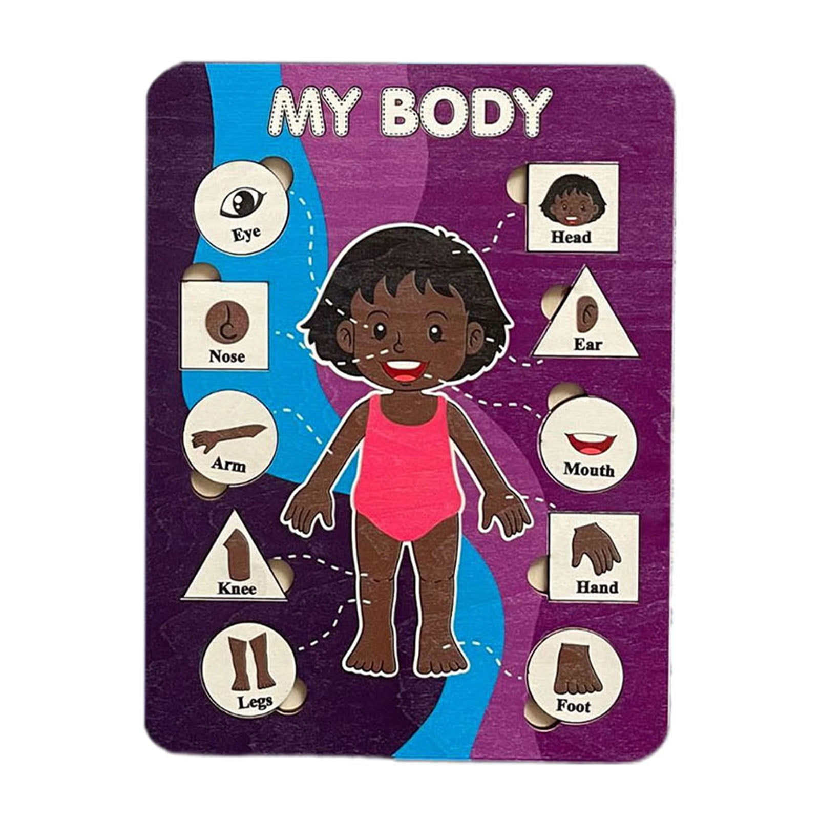 BAELLERT Kids Body Puzzle Matching Game Educational Human Body ...