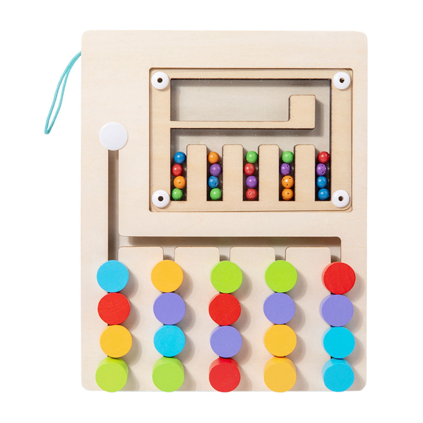 BAELLERT Kids Color Matching Puzzle Board Game 4/5 Colors Chess Fine ...