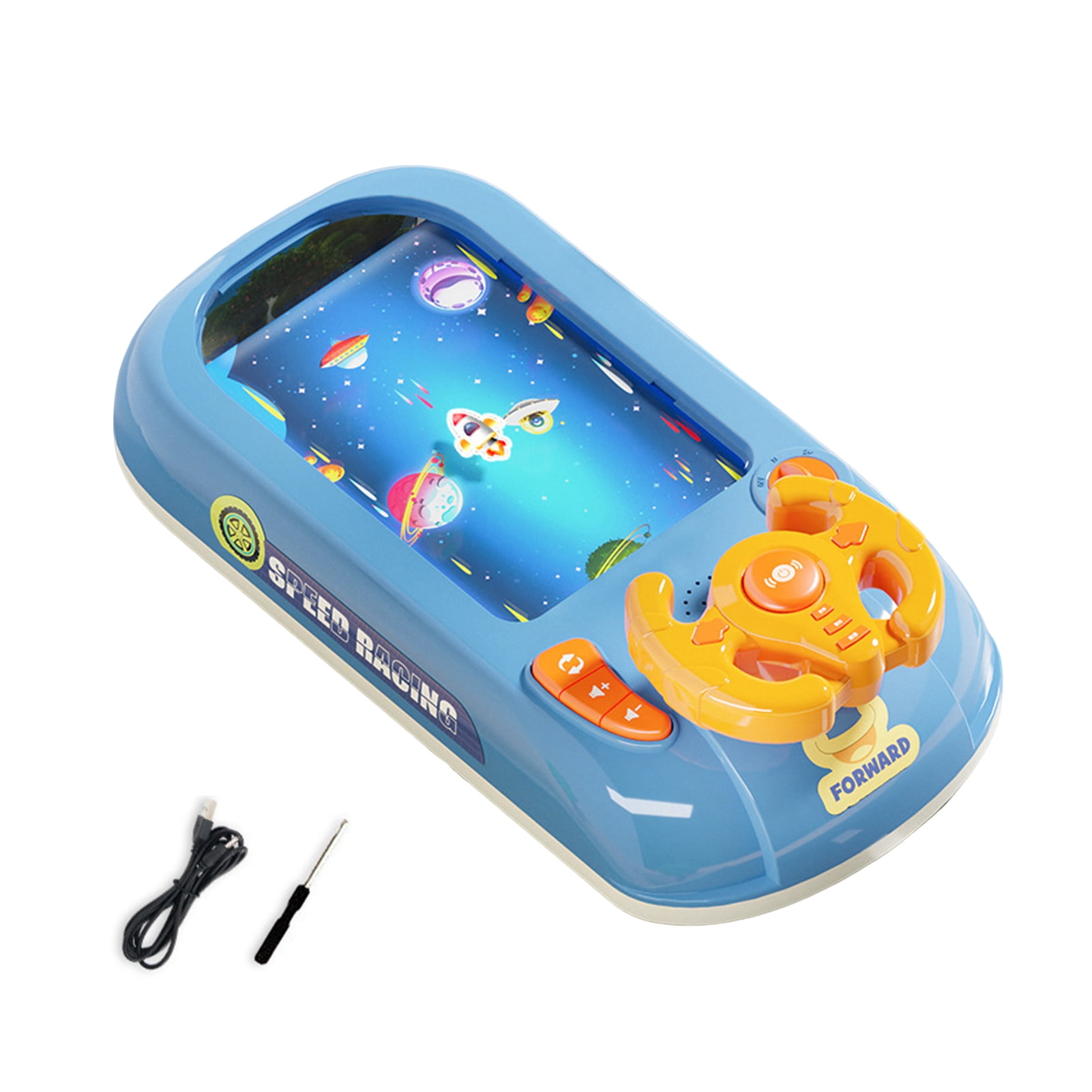 BAELLERT Kids Driving Simulator Toy 200 Levels Adjustable Educational ...