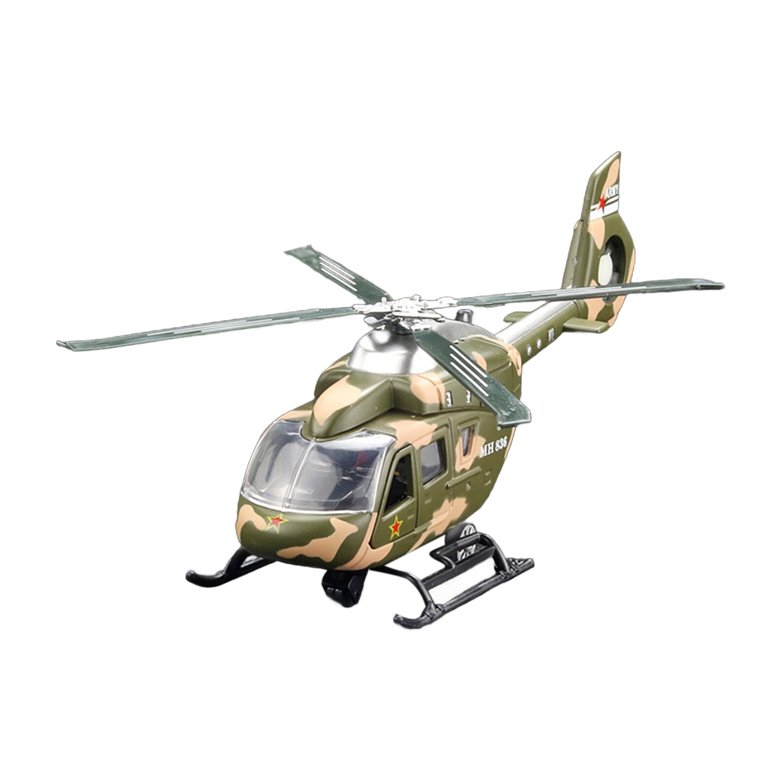 BAELLERT Kids Electric Helicopter Toy with Music Light Realistic Pull ...