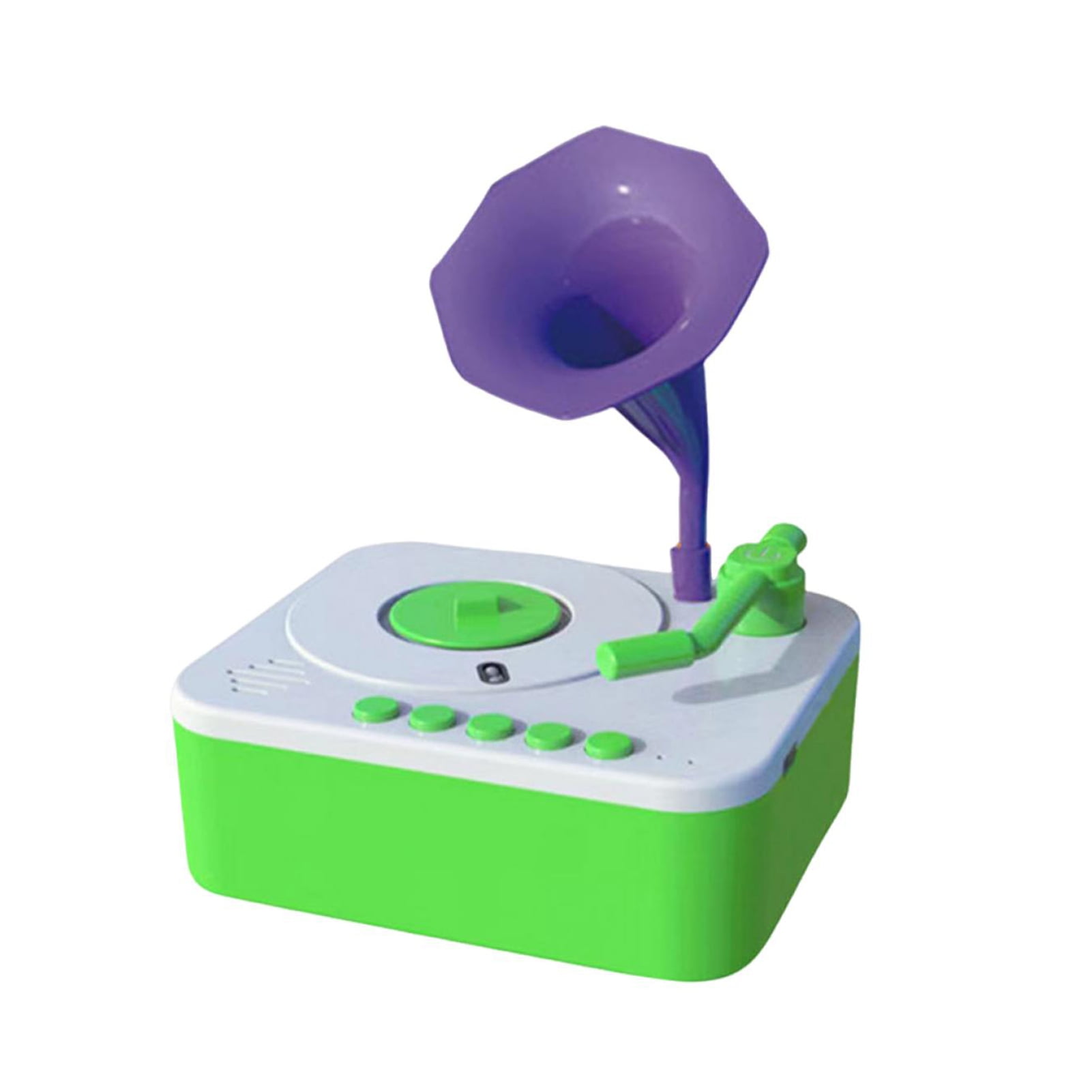 BAELLERT Kids Gramophone Toy with 96 Cards Early Education Children ...