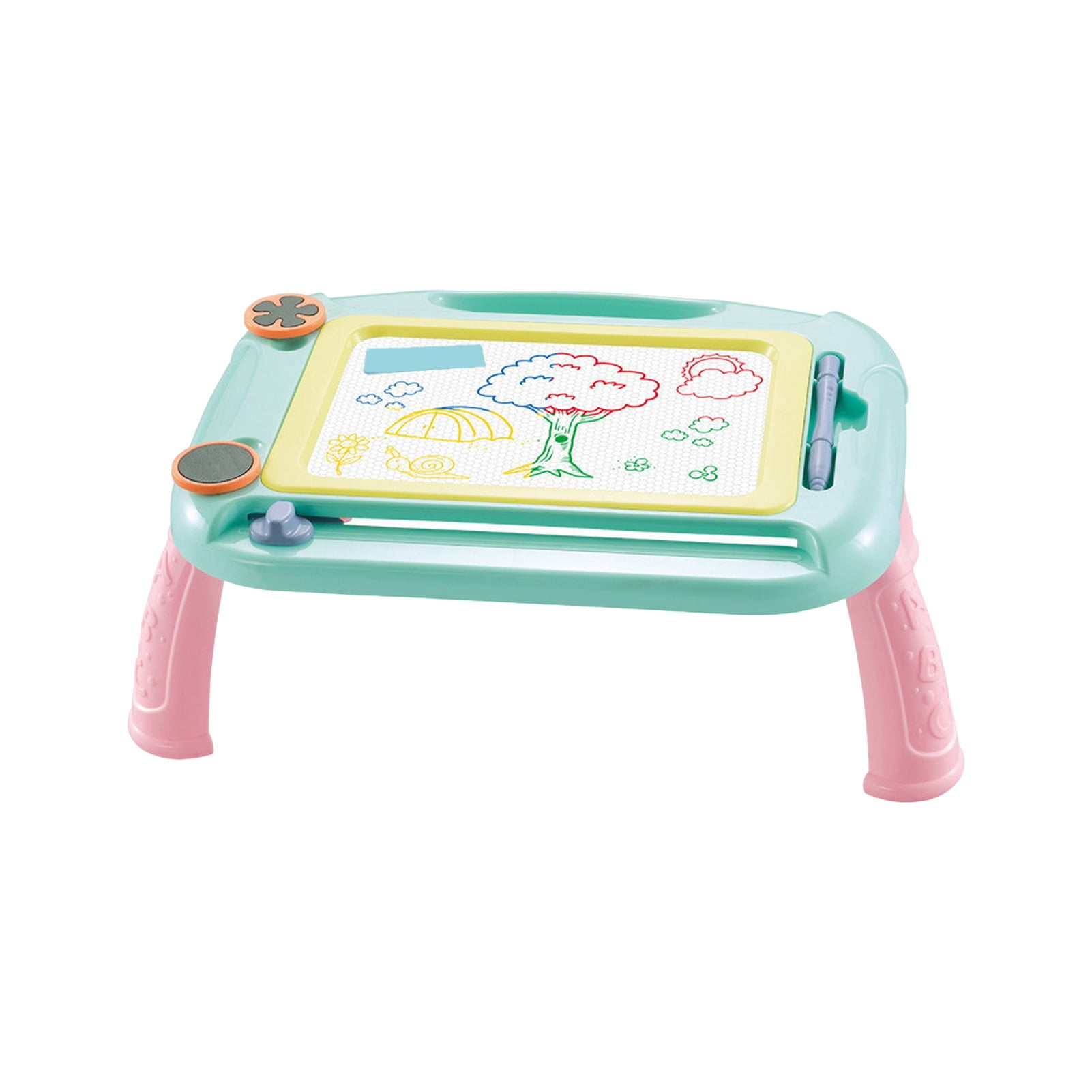 BAELLERT Kids Magnetic Drawing Board with 4 Detectable Legs Writing ...