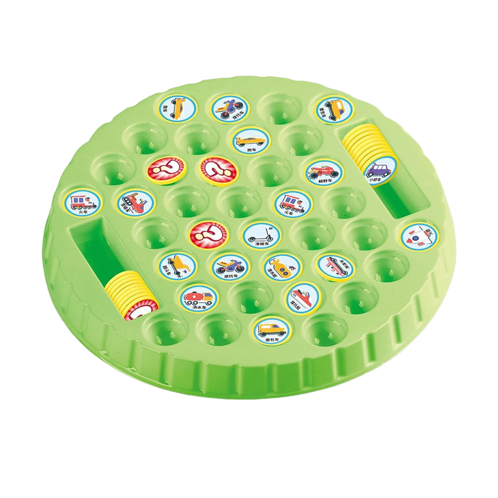 BAELLERT Kids Memory Flip Chess Game 2 Players Animal Vehicle Fruit ...