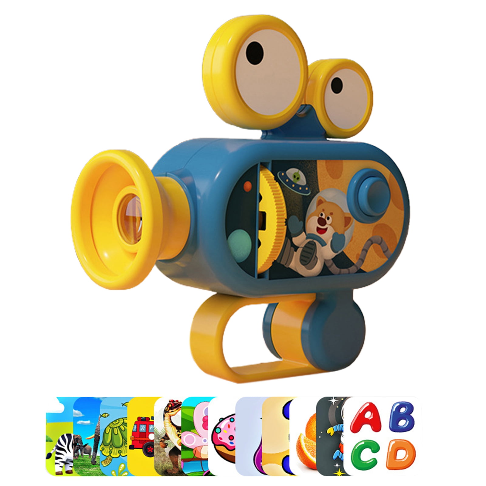 BAELLERT Kids Projector Toy Adjustable Projection Distance 12 Discs 96 ...