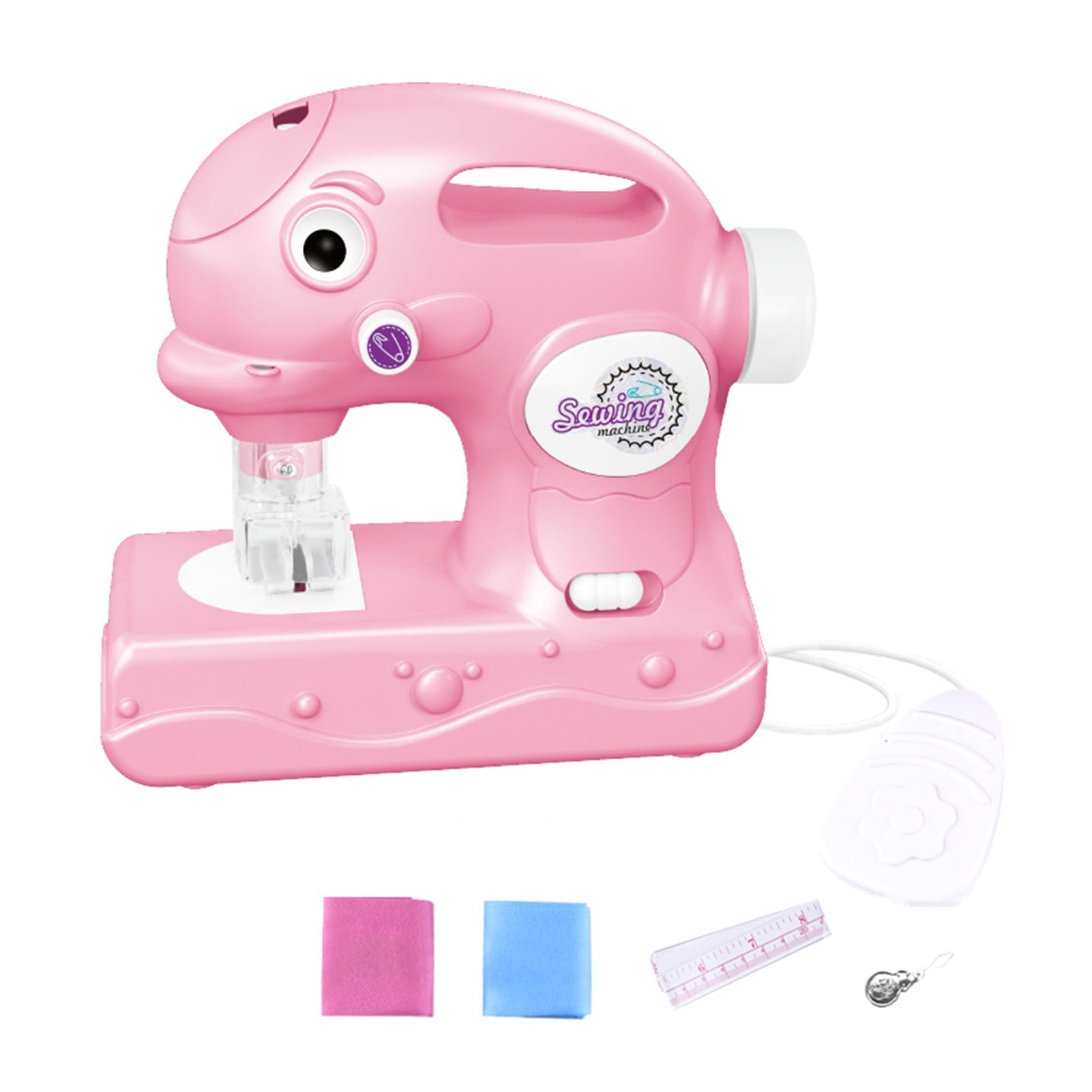 BAELLERT Kids Sewing Machine Toy with Pre-Threaded Box Children Sewing ...