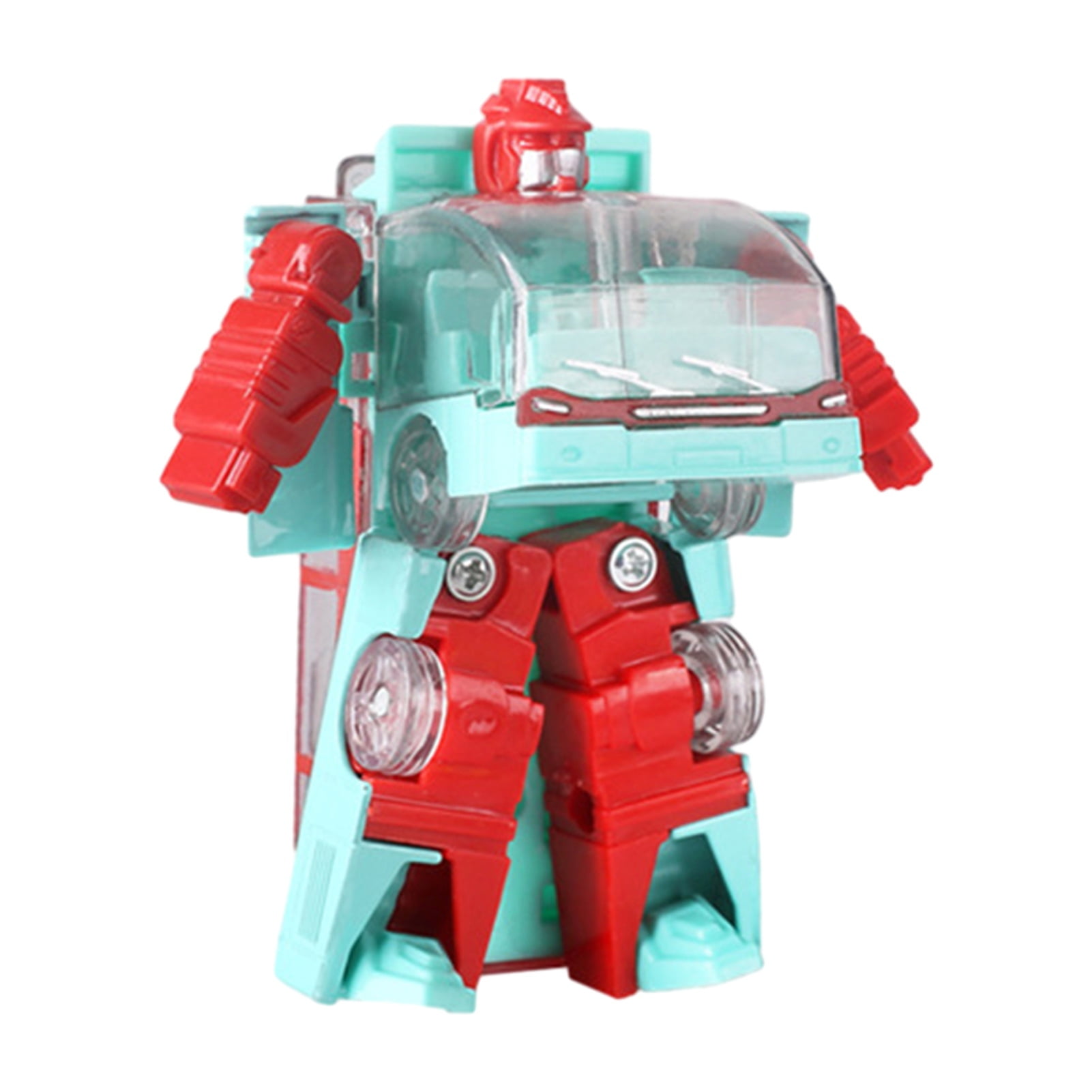 BAELLERT Kids Transform Robot Bus Toy Inertial Drive Cool Alloy ...