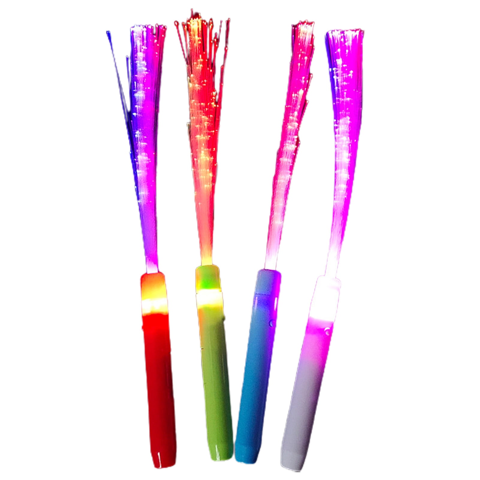 BAELLERT LED Fiber Optic Wand Light Up Party Colorful Flashing Effects ...