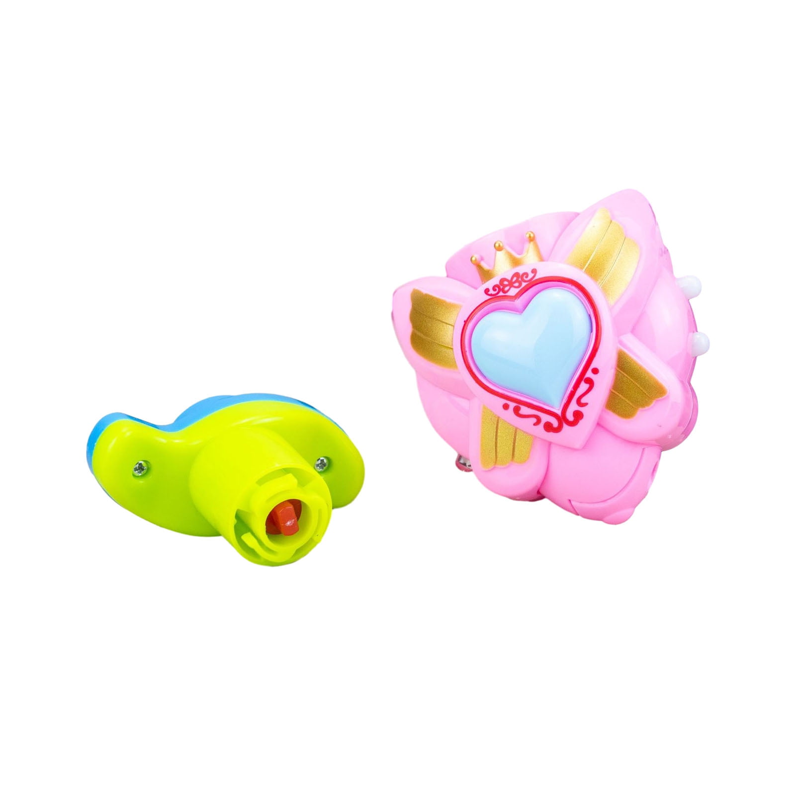 BAELLERT Luminous Top Interactive Football Heart Shape Spinning Top ...