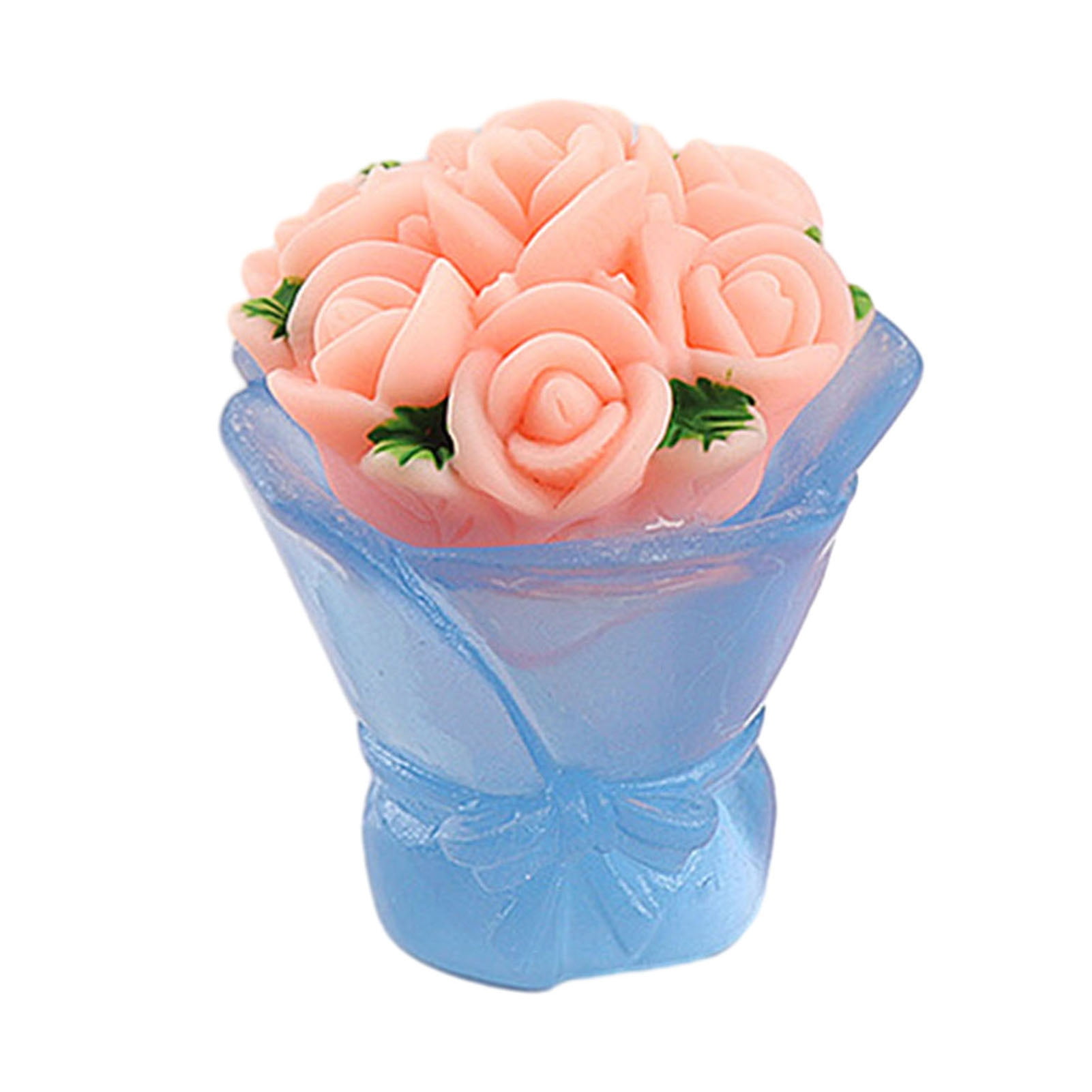 BAELLERT Mini Luminous Bouquet Miniature Resin Craft Glow in The Dark ...
