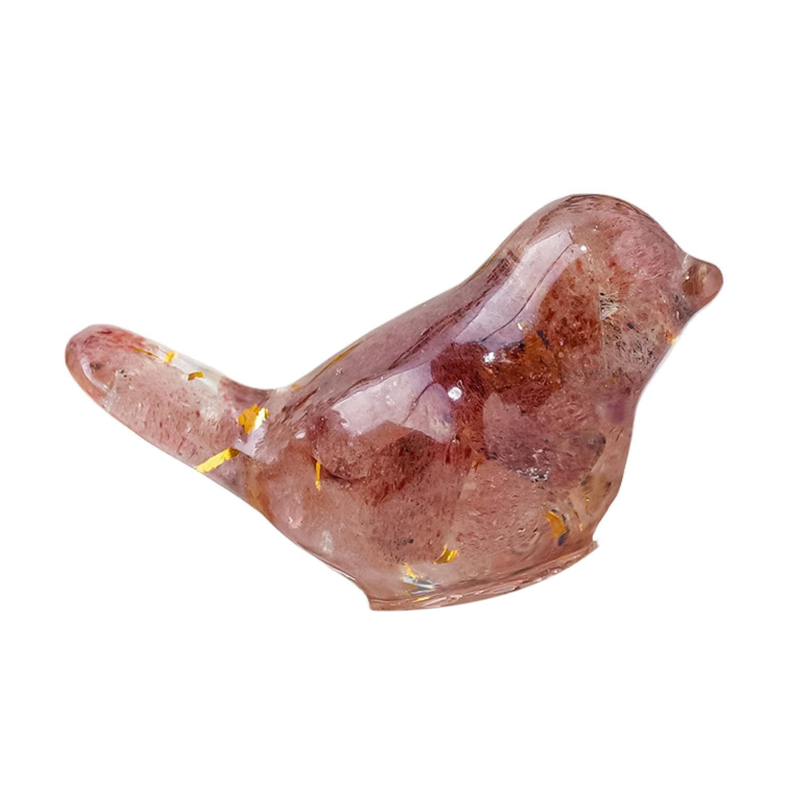 BAELLERT Natural Stone Colorful Bird Figurine Positive Healing Energy ...