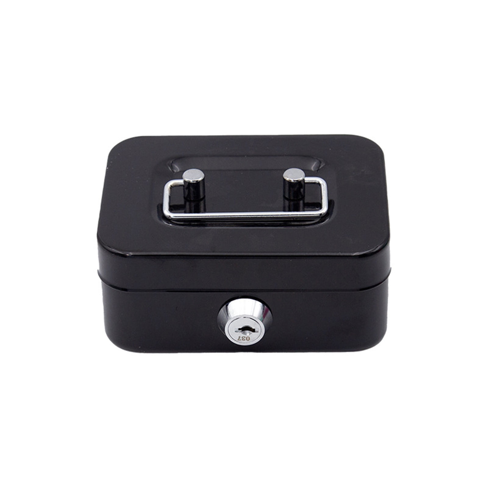 BAELLERT Piggy Bank with Lock And Key Portable Lockable Mini Cash Box ...