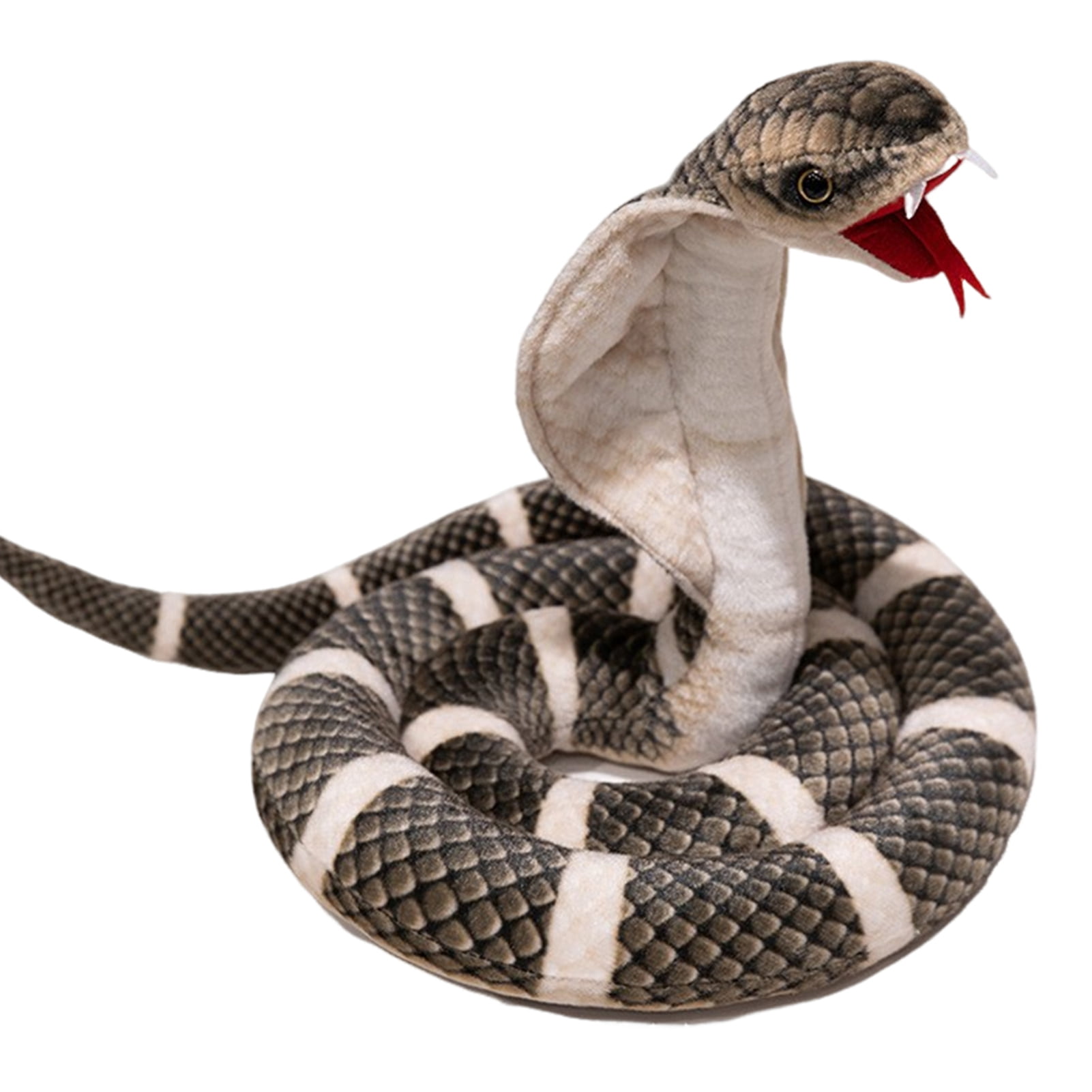 BAELLERT Plush Snake Doll Toy Realistic Stuffed Snake Figure Soft Snake ...
