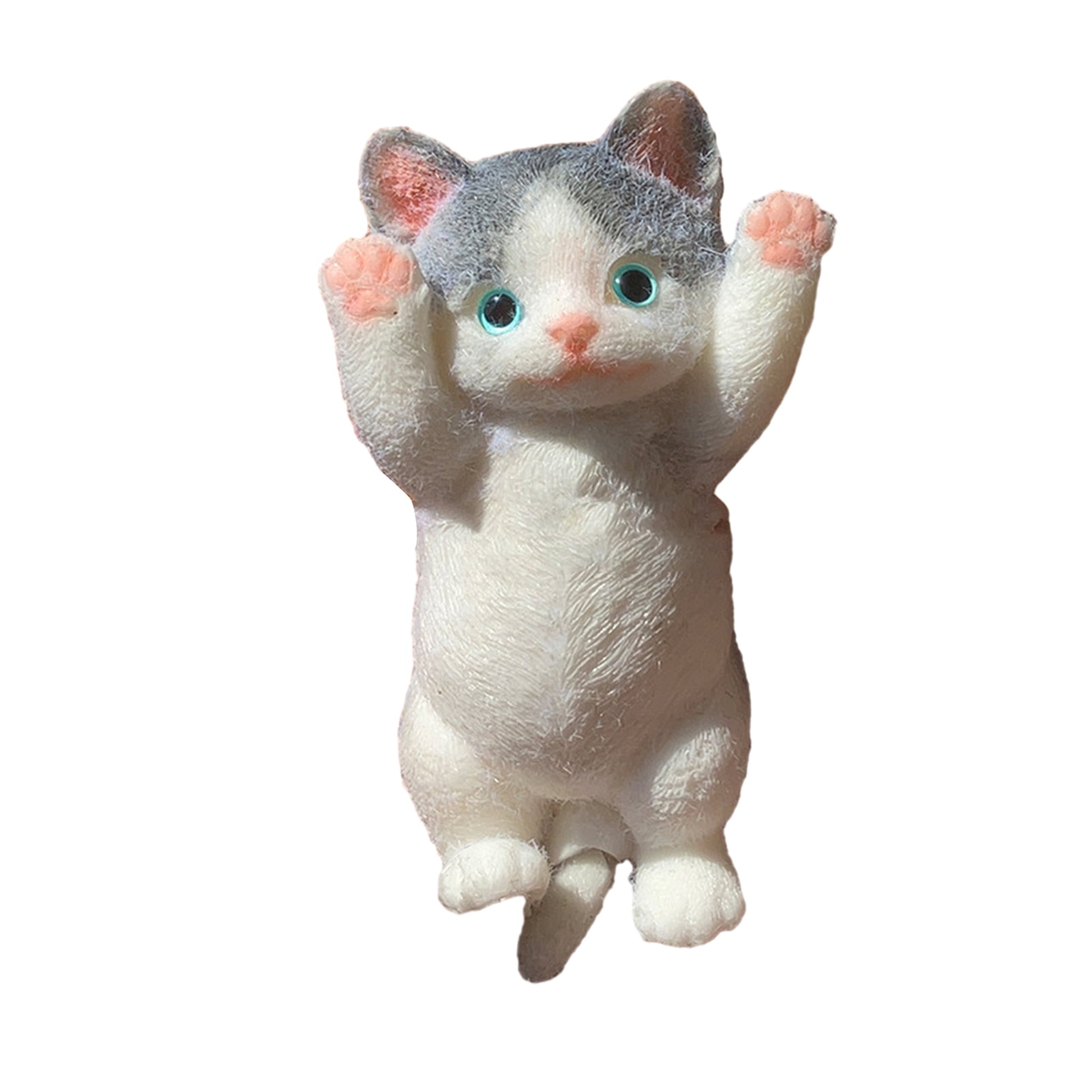 BAELLERT Realistic Cat Squeeze Toy Slow Rebound Soft TPR Stress Anxiety ...