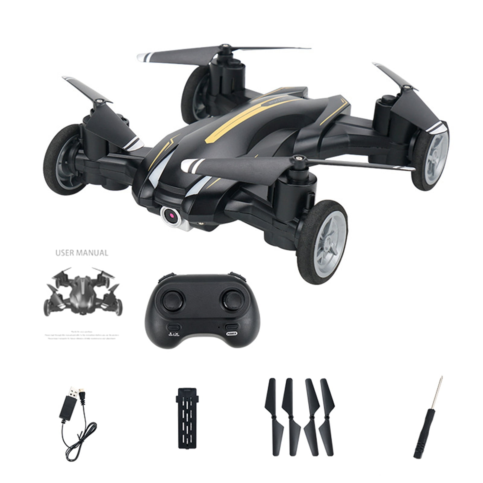 BAELLERT Remote Control Flying Car Toy Air-Ground Dual Modes 2.4GHz RC ...