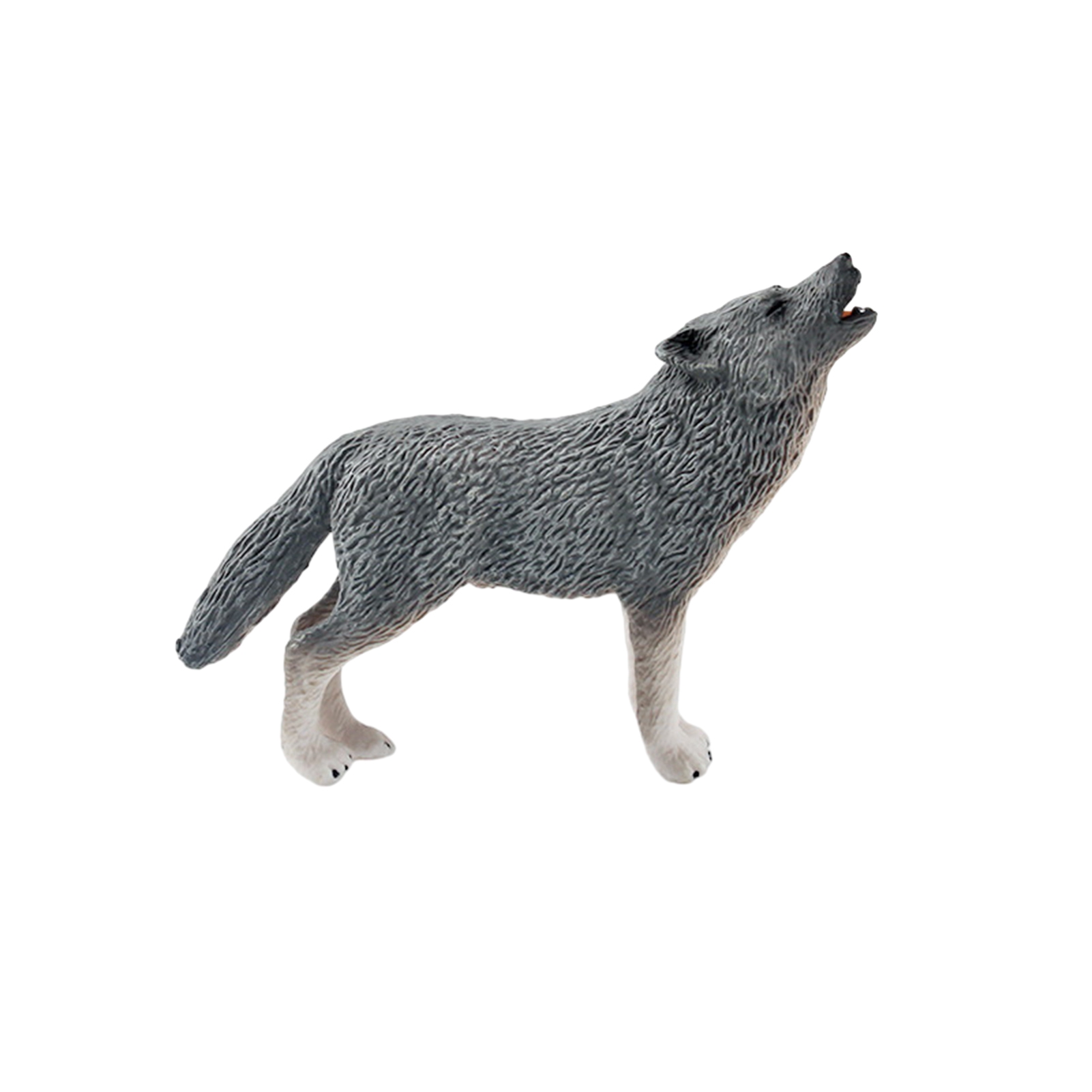 BAELLERT Roaring Walking Wolf Figurine Realistic Forest Animal Model ...