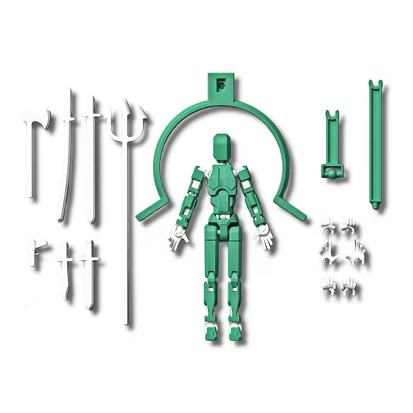 BAELLERT Robot Action Figure with Accessories Magnetic Movable Joints ...