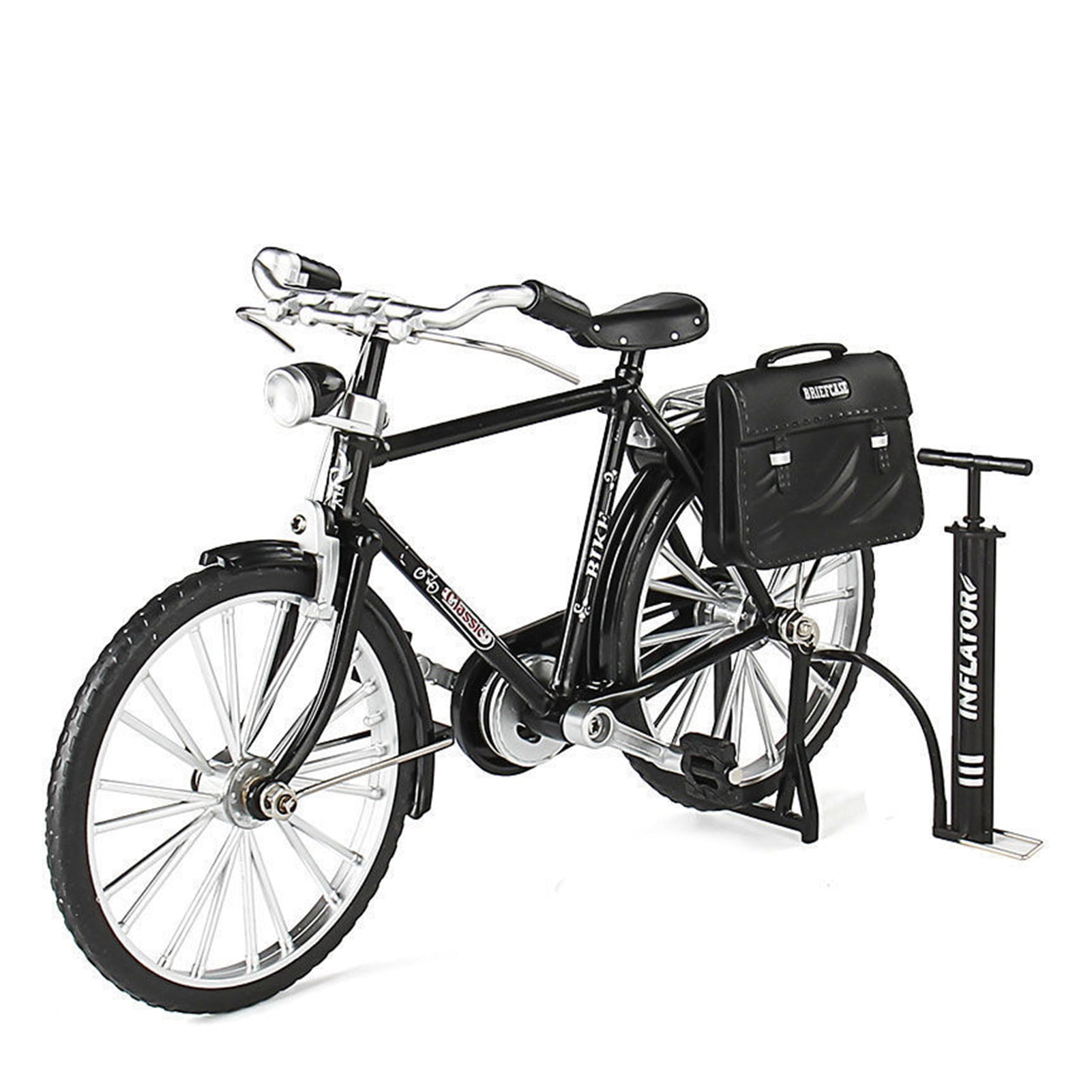 BAELLERT Simulation Vintage Bicycle Model with Pump Movable Pedal ...