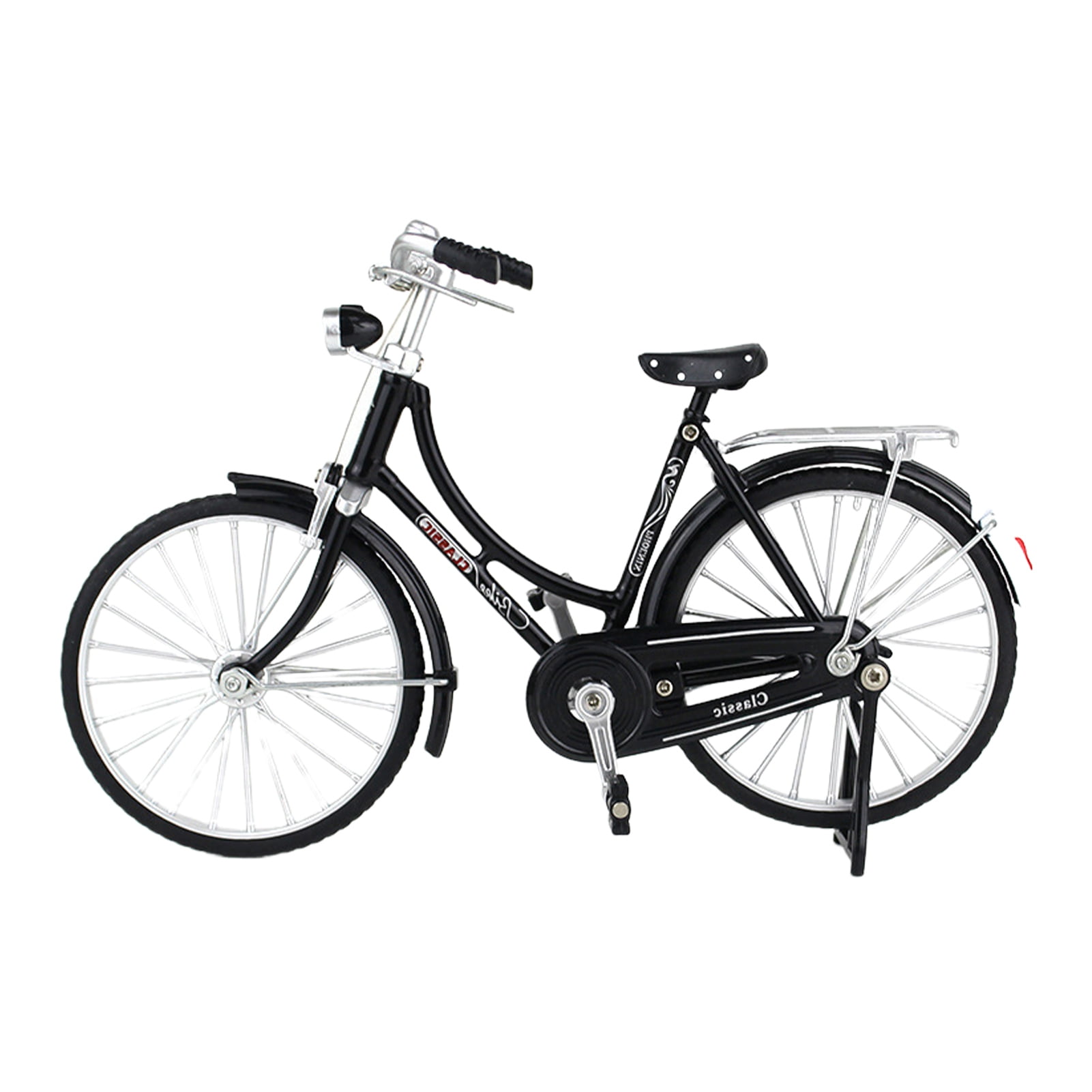 BAELLERT Simulation Vintage Bicycle Model with Pump Movable Pedal ...