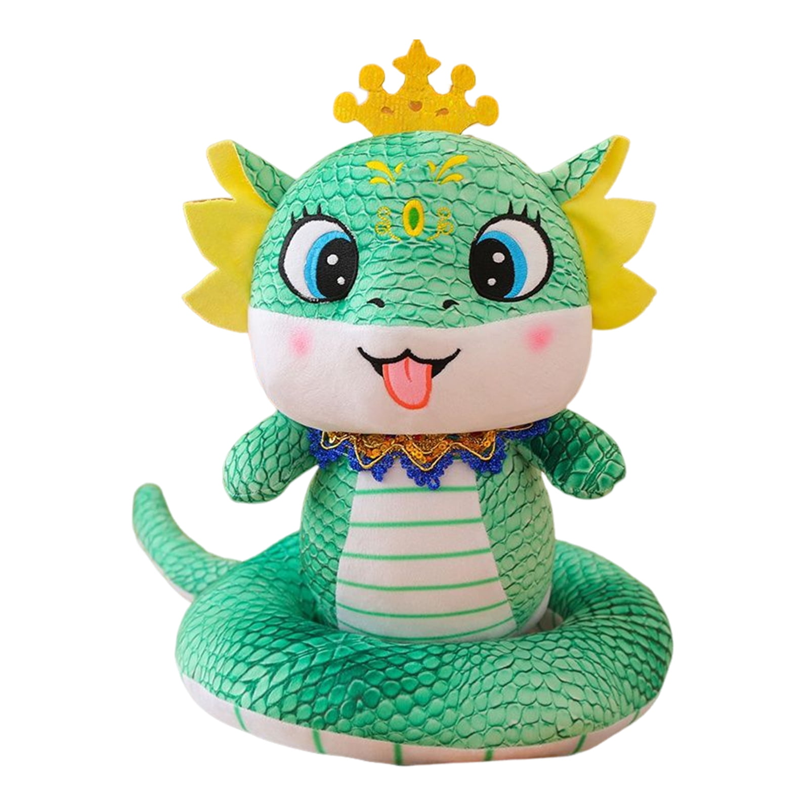 BAELLERT Snake Doll Plush Toy Cute Zodiac Snake Baby Doll Wealth Symbol ...