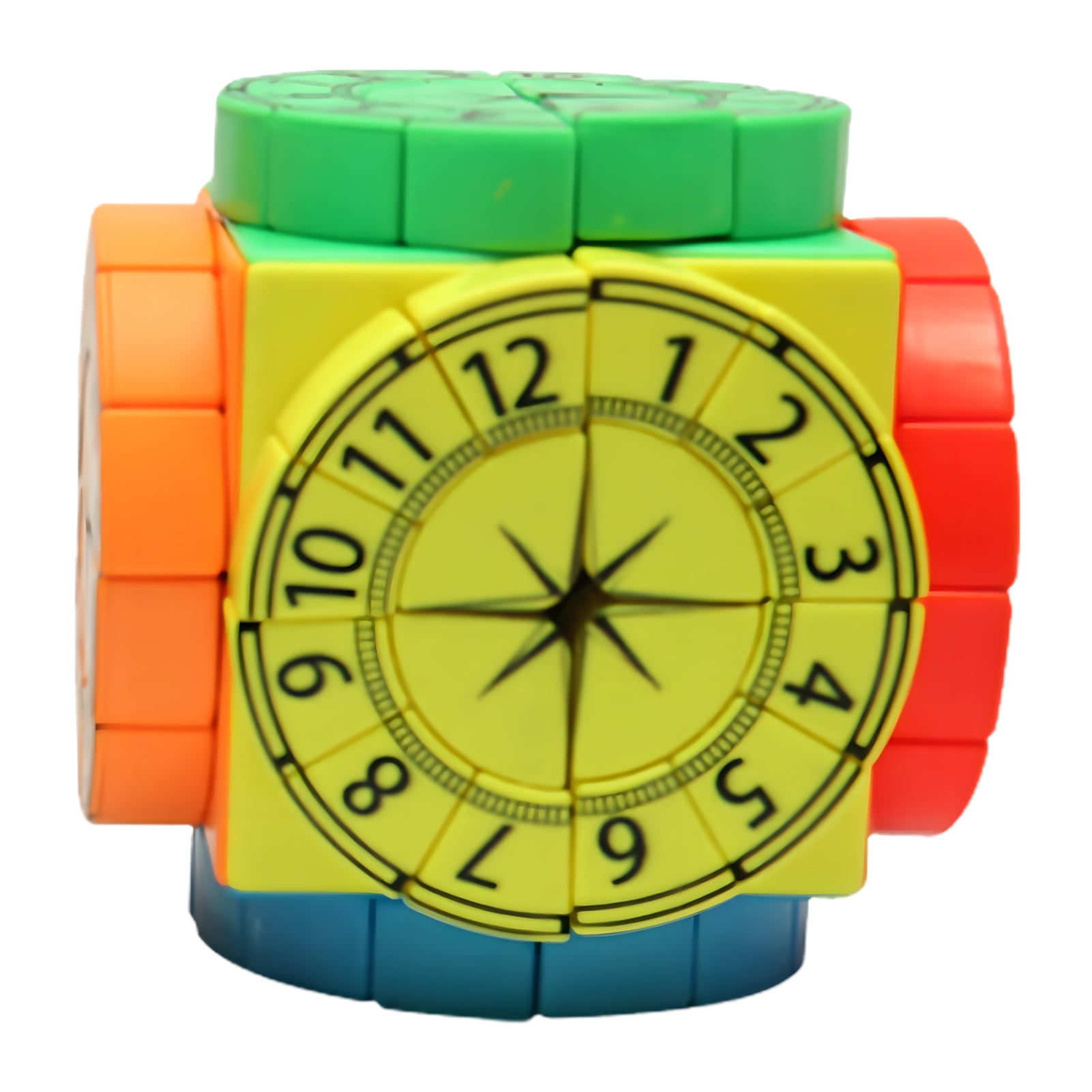 BAELLERT Time Machine Speed Cube UV Printing Stickerless Numbered Cube Focus Training Portable ...