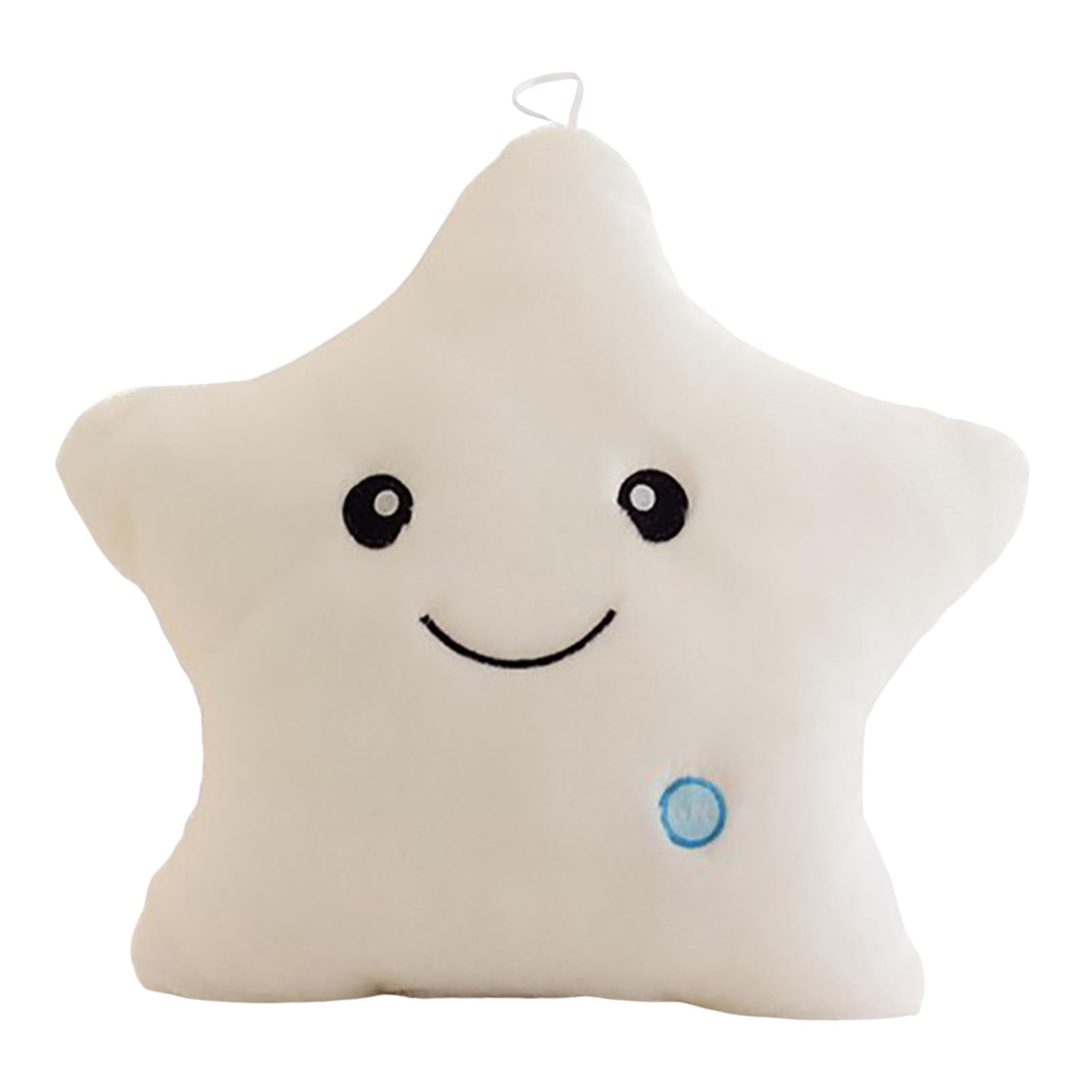 BAELLERT Twinkle Star Pillow Stuffed Star LED Light Up Cushion Glowing ...